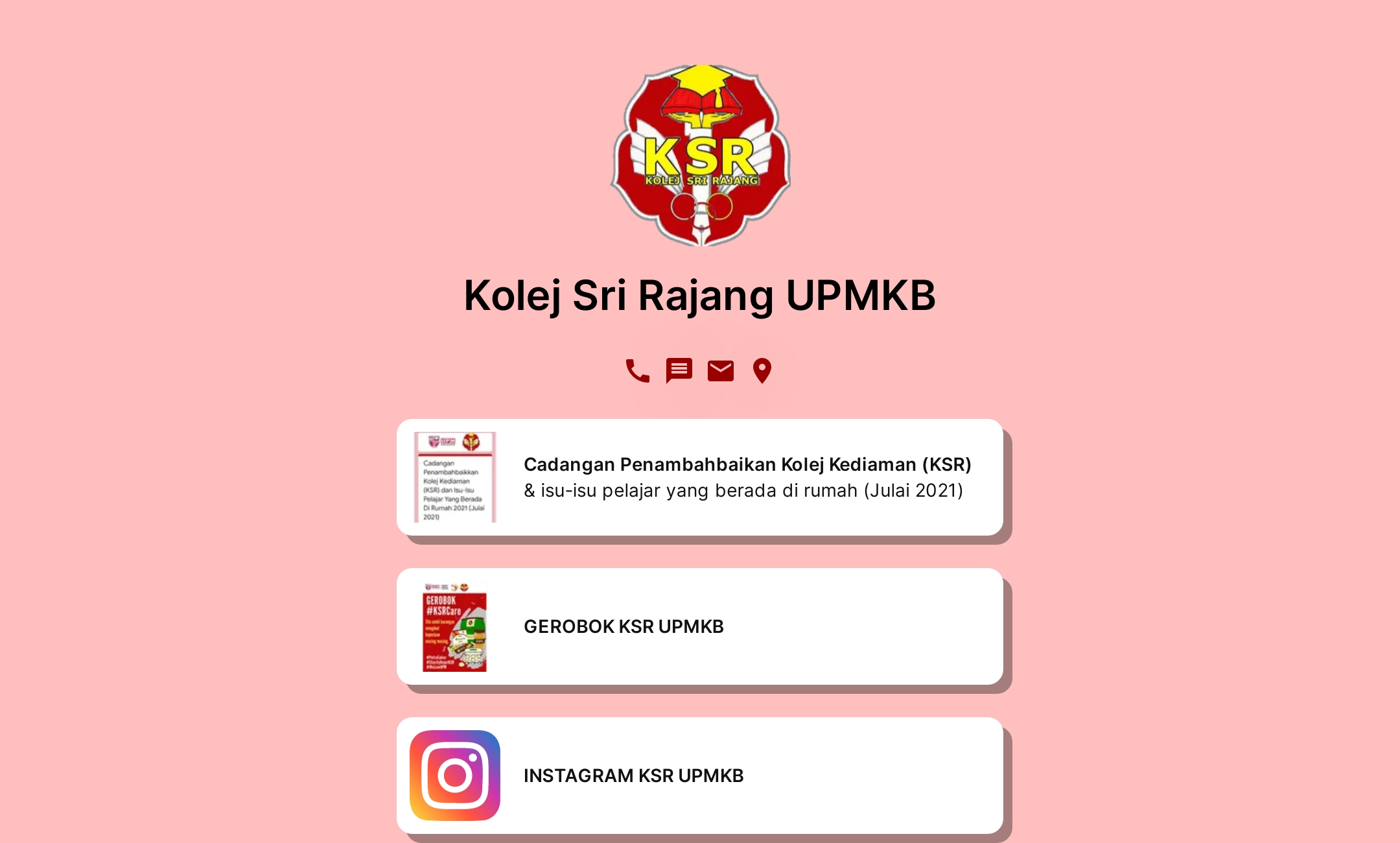 Kolej Sri Rajang UPMKB's Flowpage