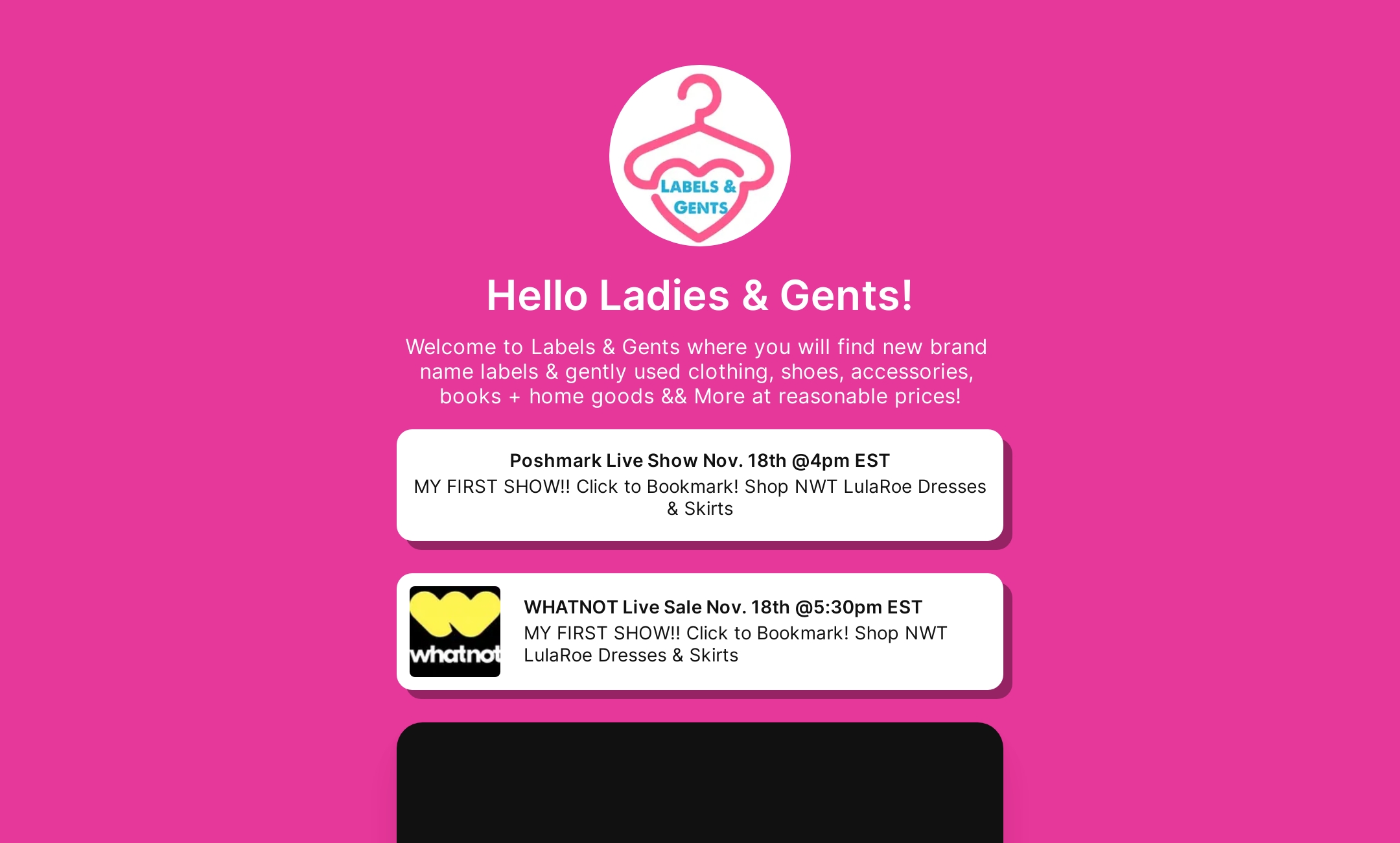 Hello Ladies & Gents!'s Flowpage