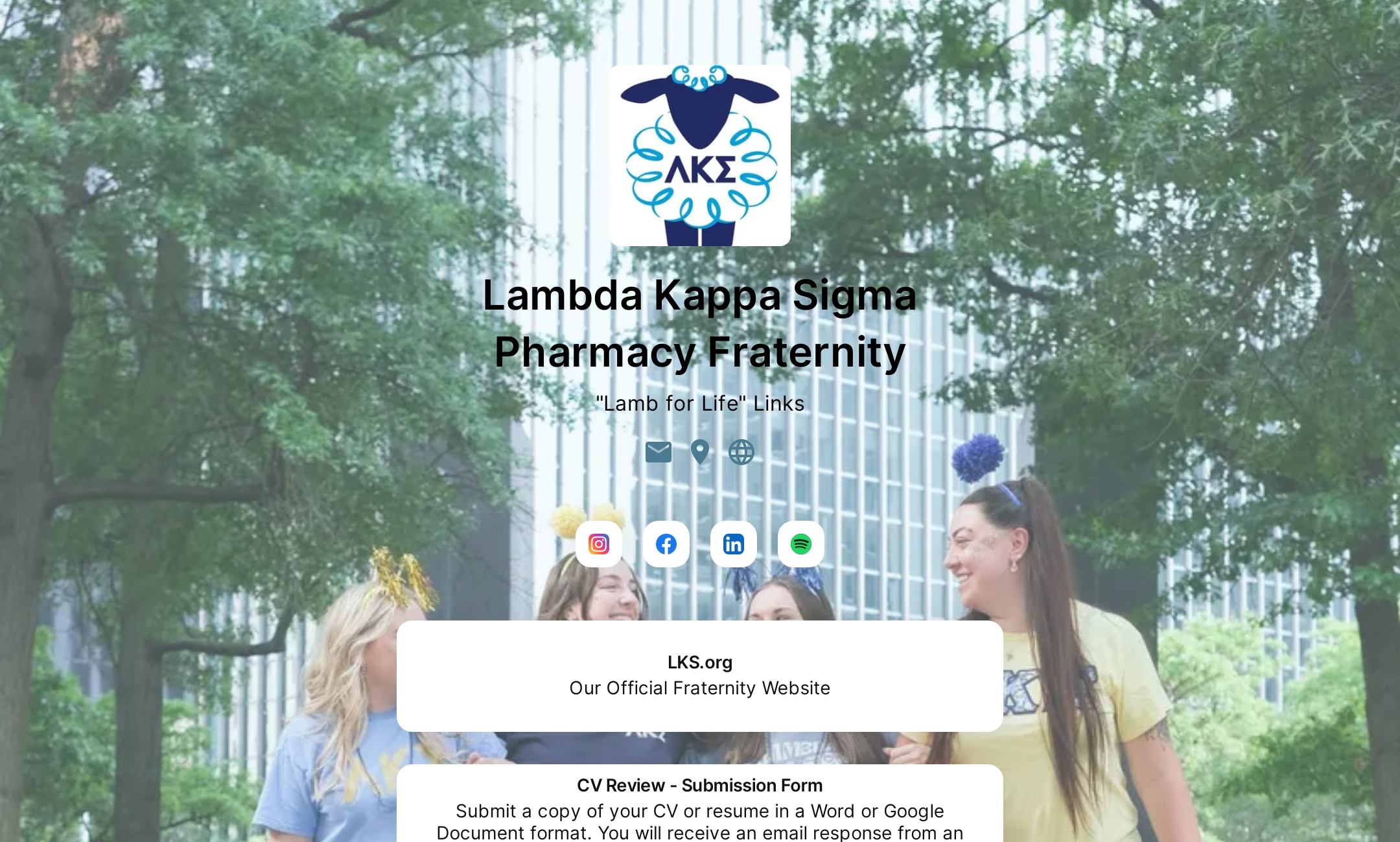 Lambda Kappa Sigma Pharmacy Fraternity's Flowpage