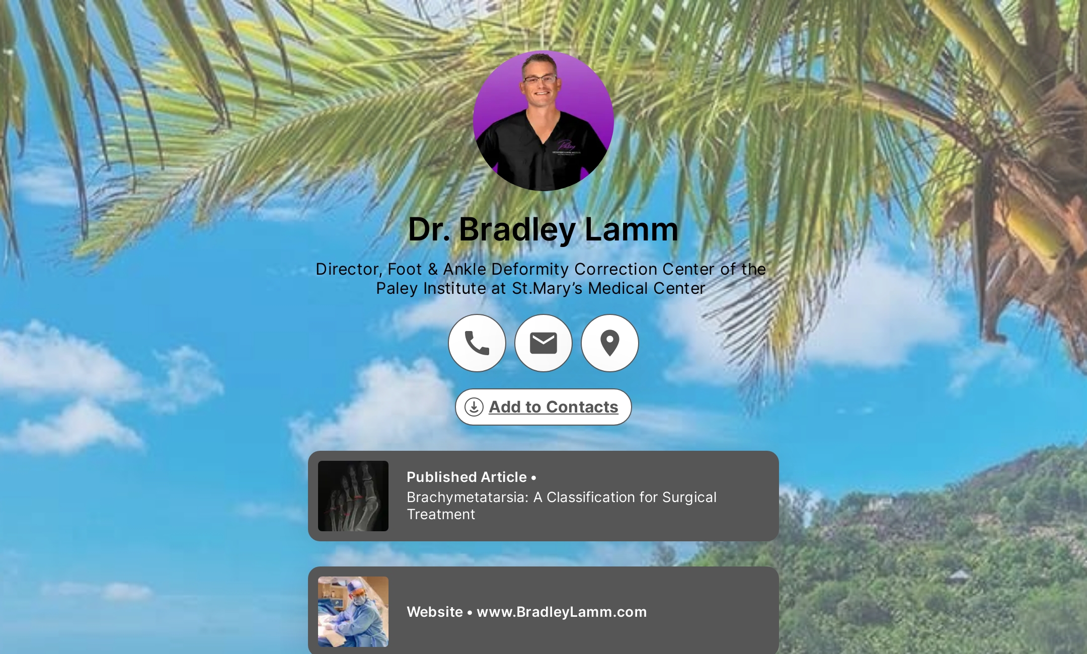 Dr. Bradley Lamm 's Flowpage