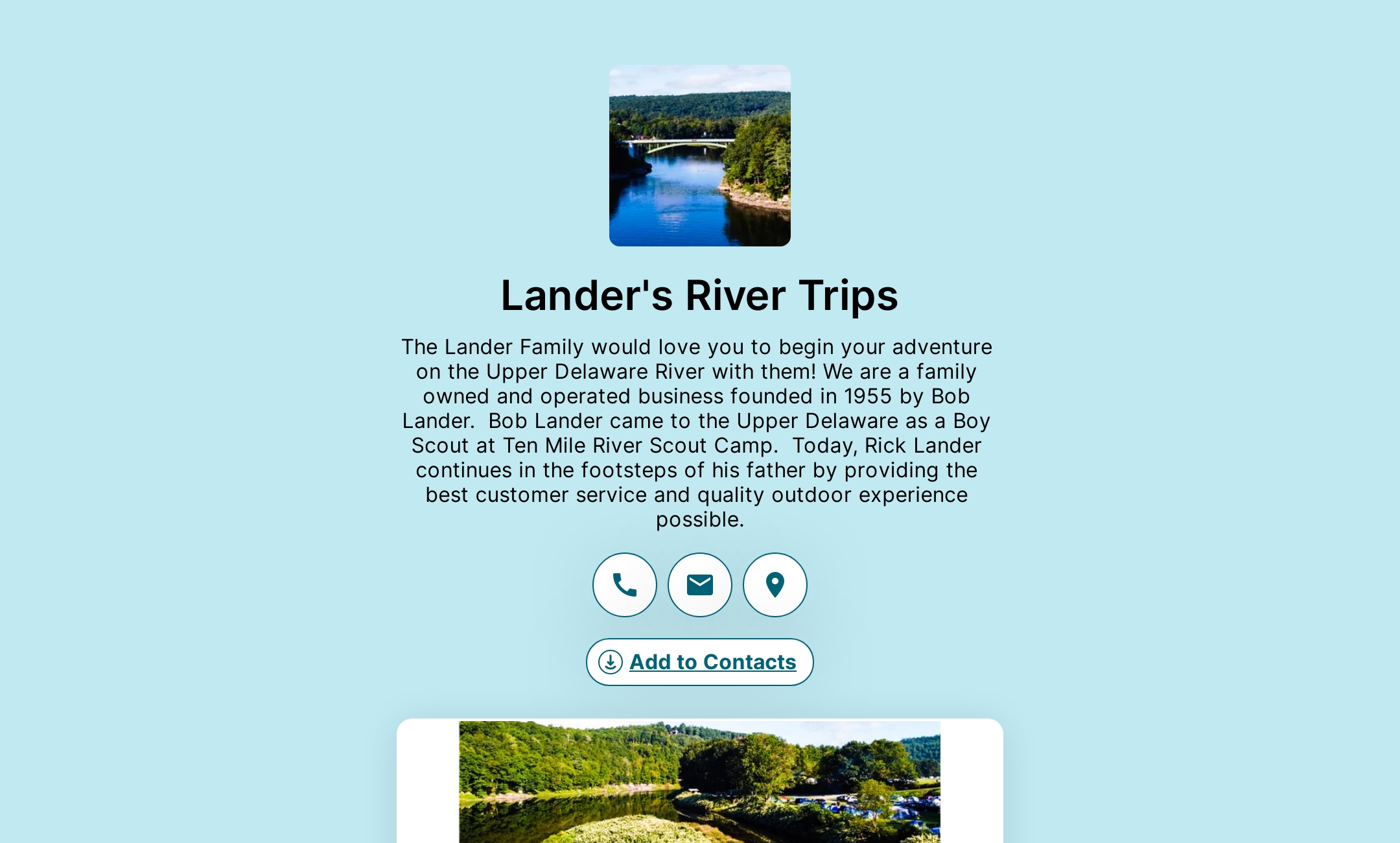 Lander's River Trips' Flowpage