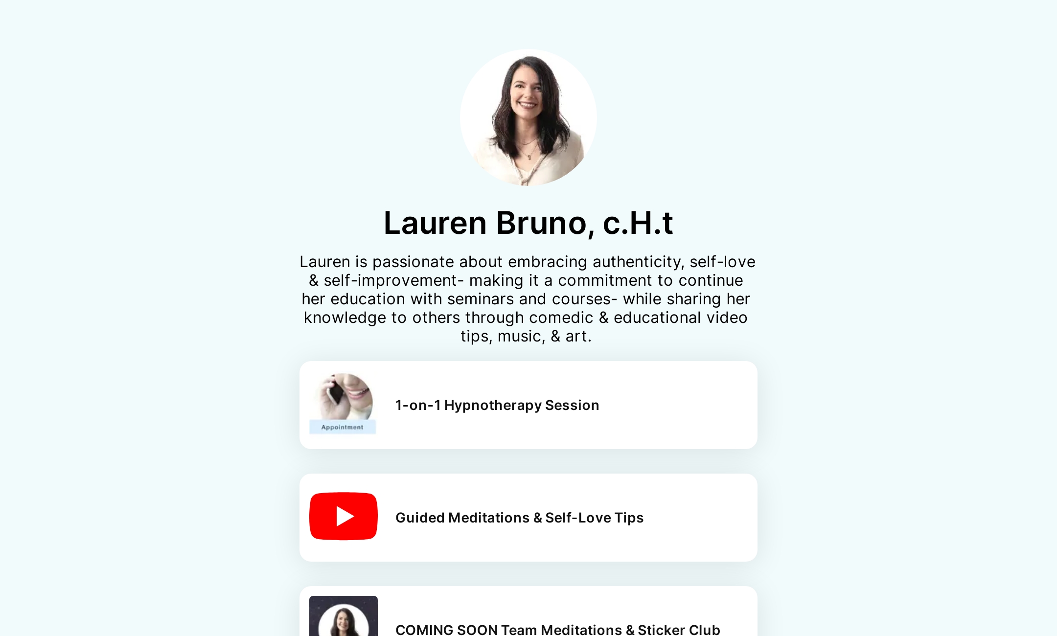 Lauren Bruno, c.H.t's Flowpage