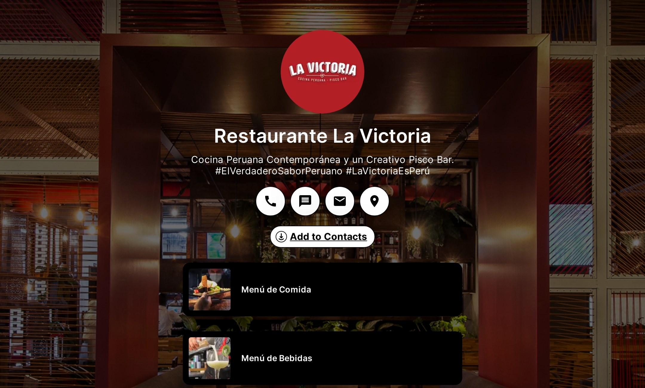Restaurante La Victoria's Flowpage