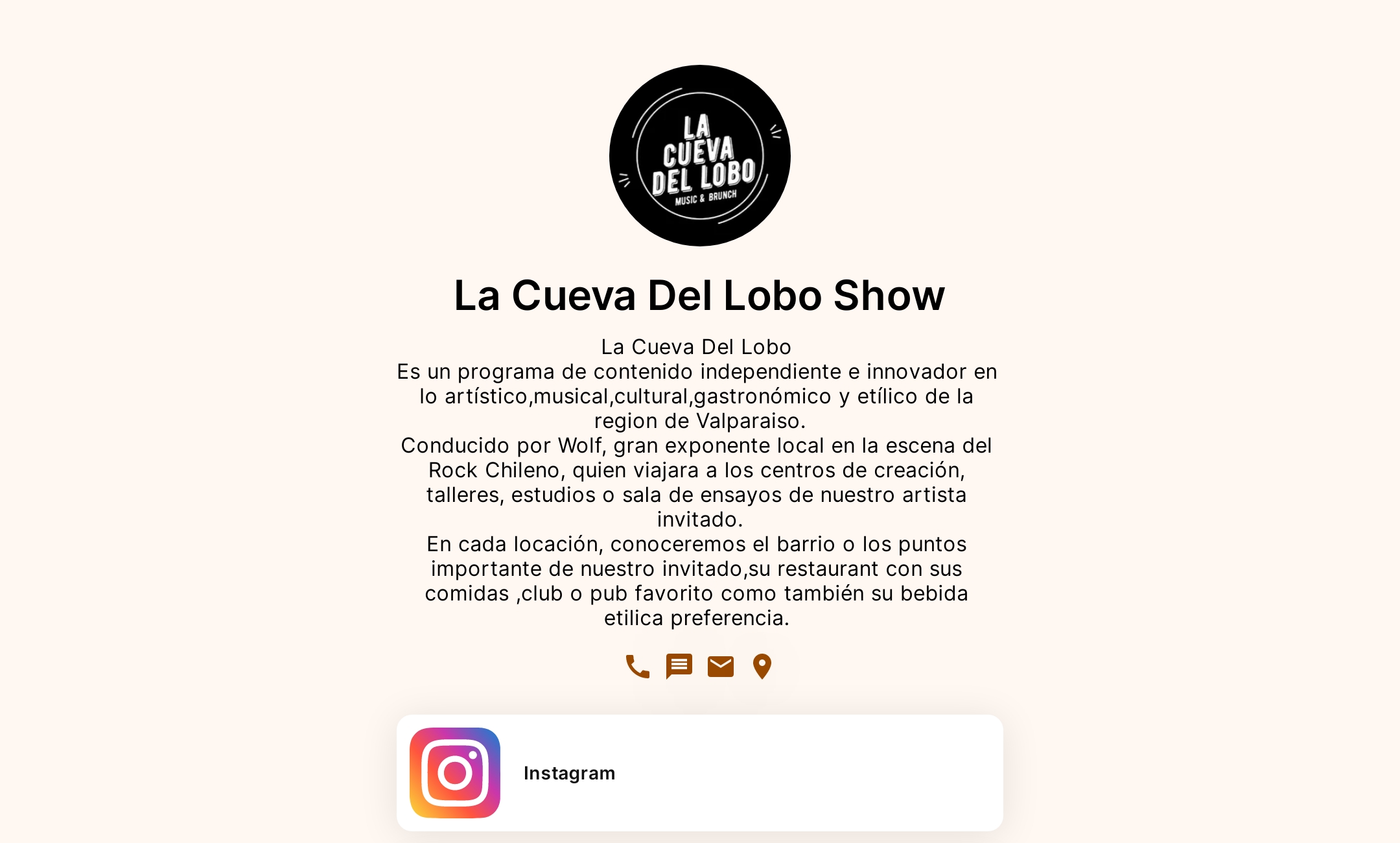 La Cueva Del Lobo Show's Flowpage
