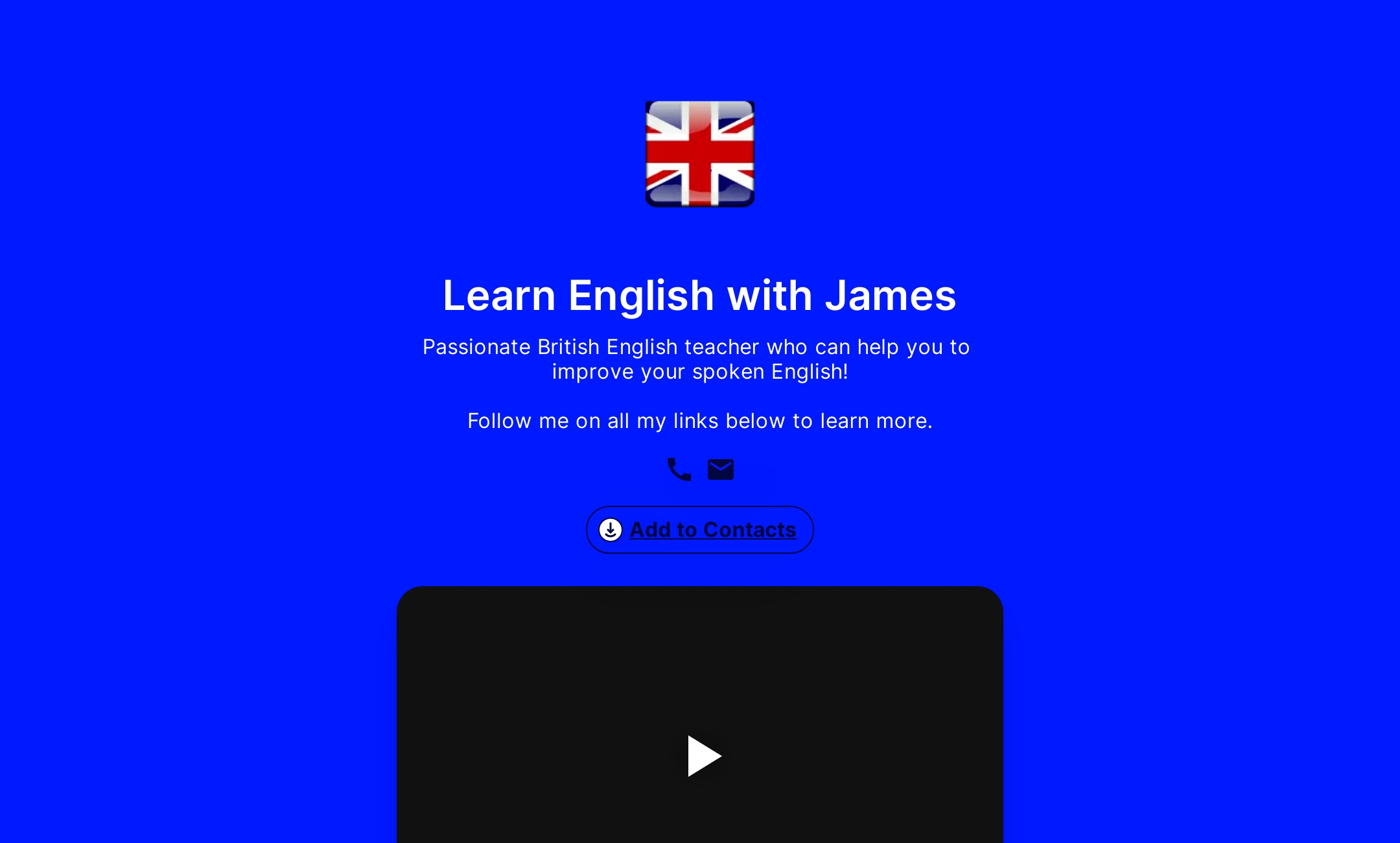Learn English with James' Flowpage