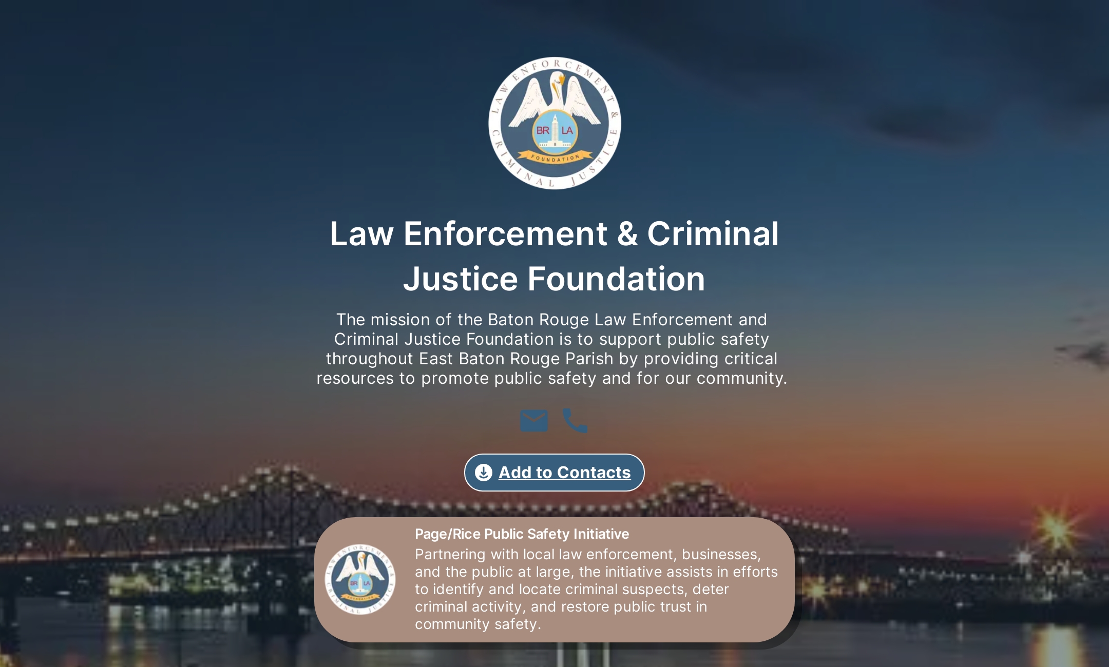 Law Enforcement & Criminal Justice Foundation's Flowpage