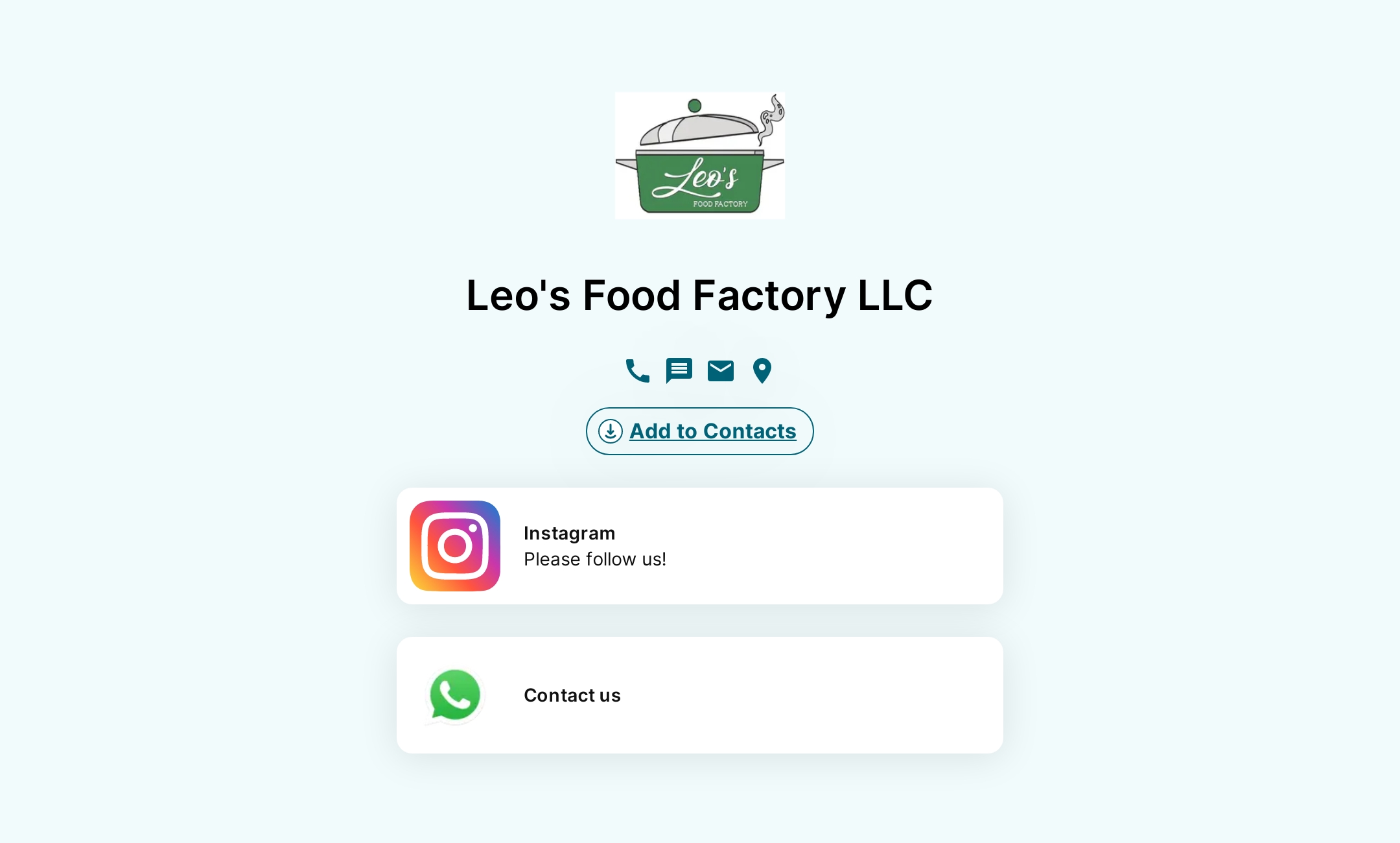 Leo's Food Factory LLC's Flowpage