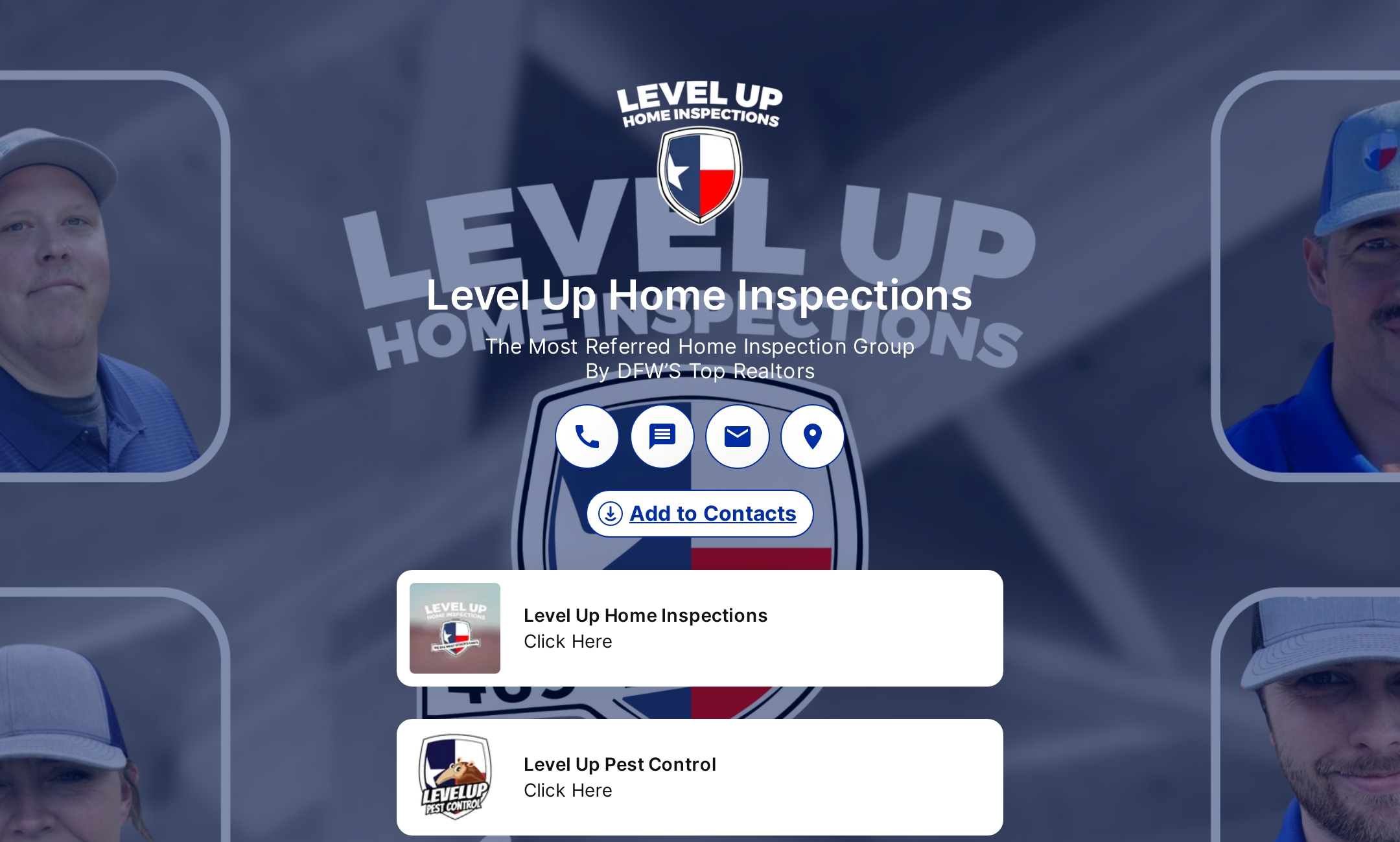 Level Up Home Inspections' Flowpage