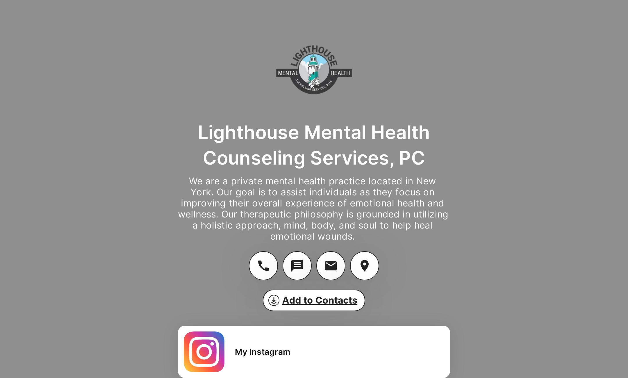 Lighthouse Mental Health Counseling Services, PC's Flowpage