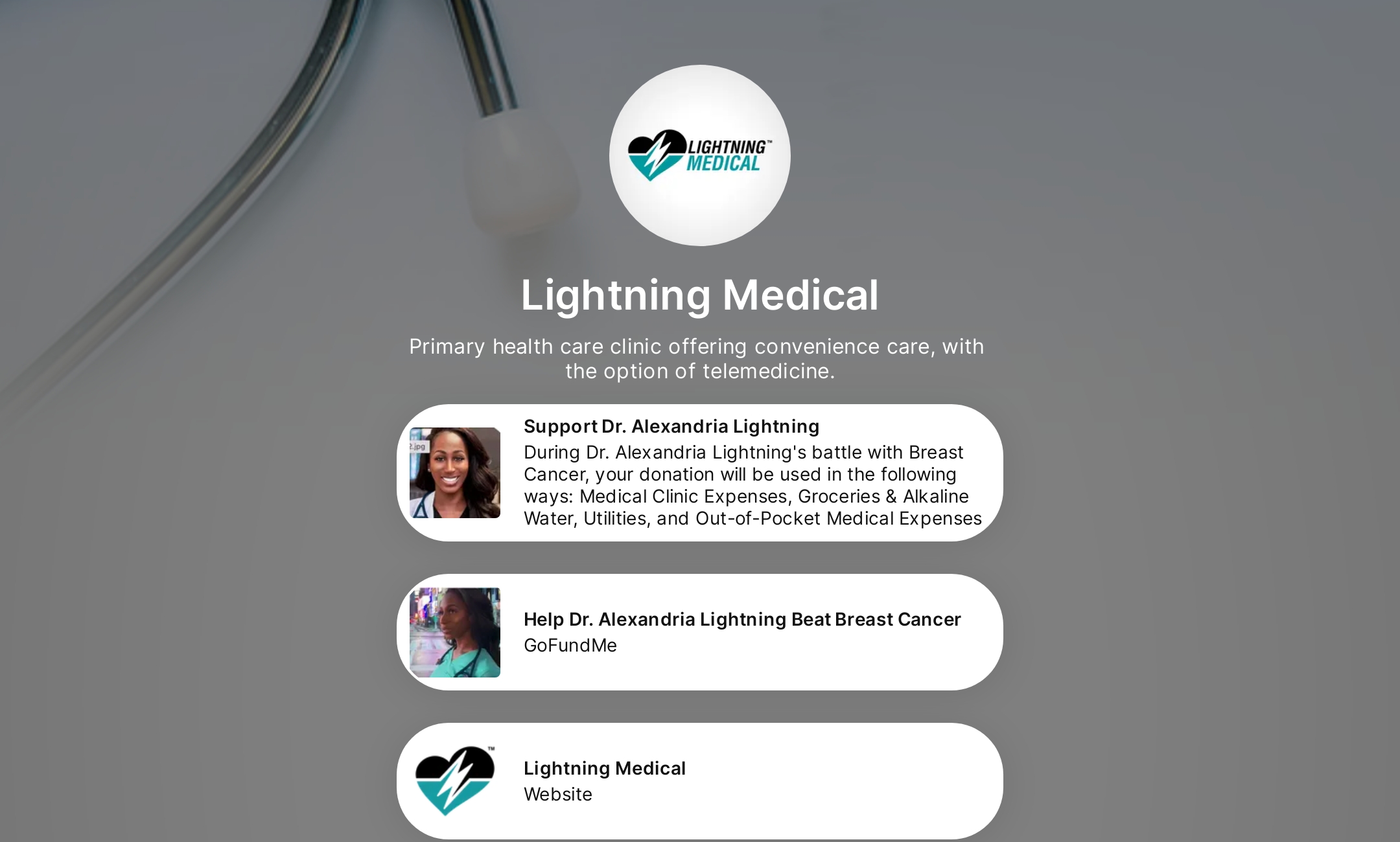 Lightning Medical's Flowpage