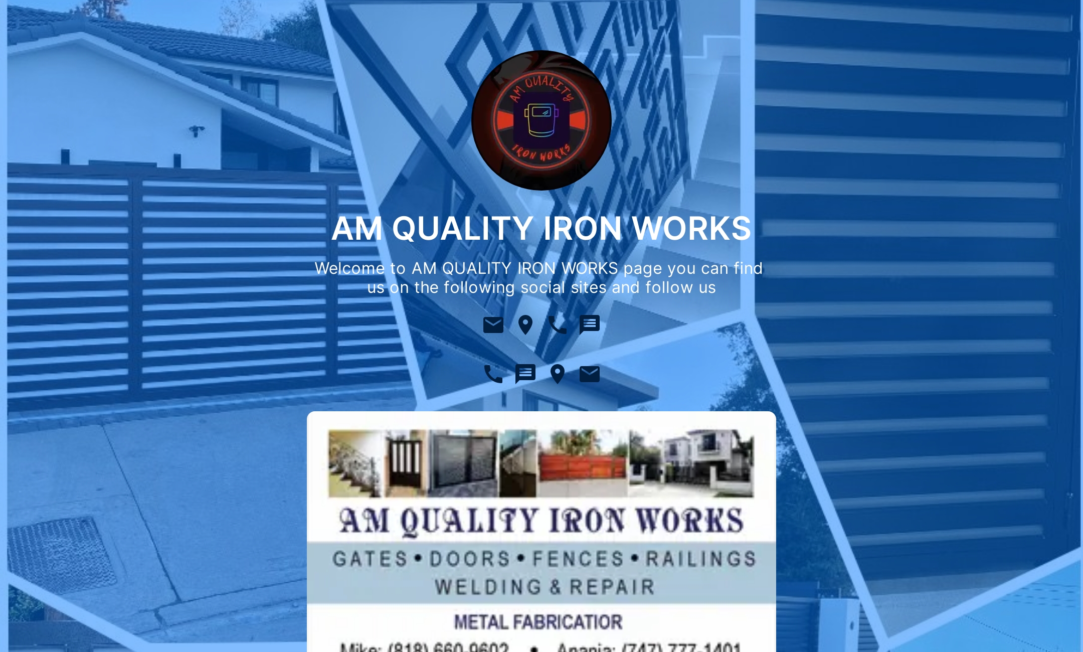 AM QUALITY IRON WORKS's Flowpage