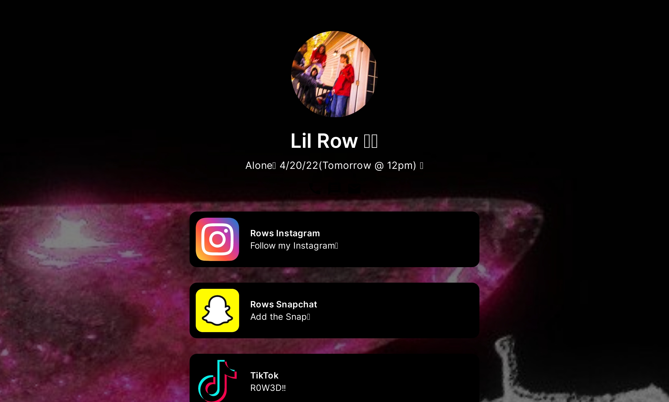 Lil Row 🔗🌚's Flowpage
