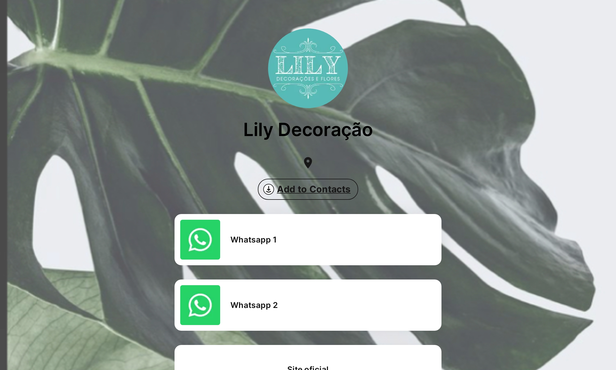 Lily Decoração 's Flowpage