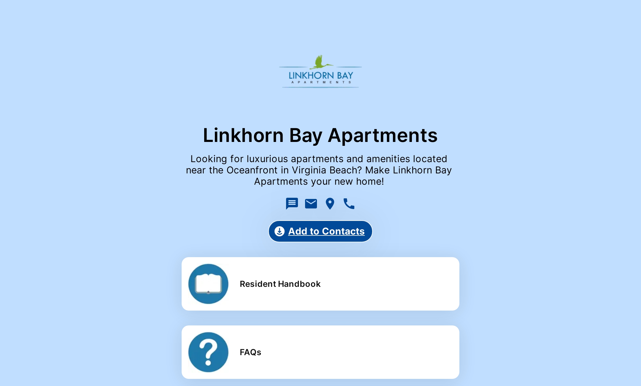 Linkhorn Bay Apartments' Flowpage
