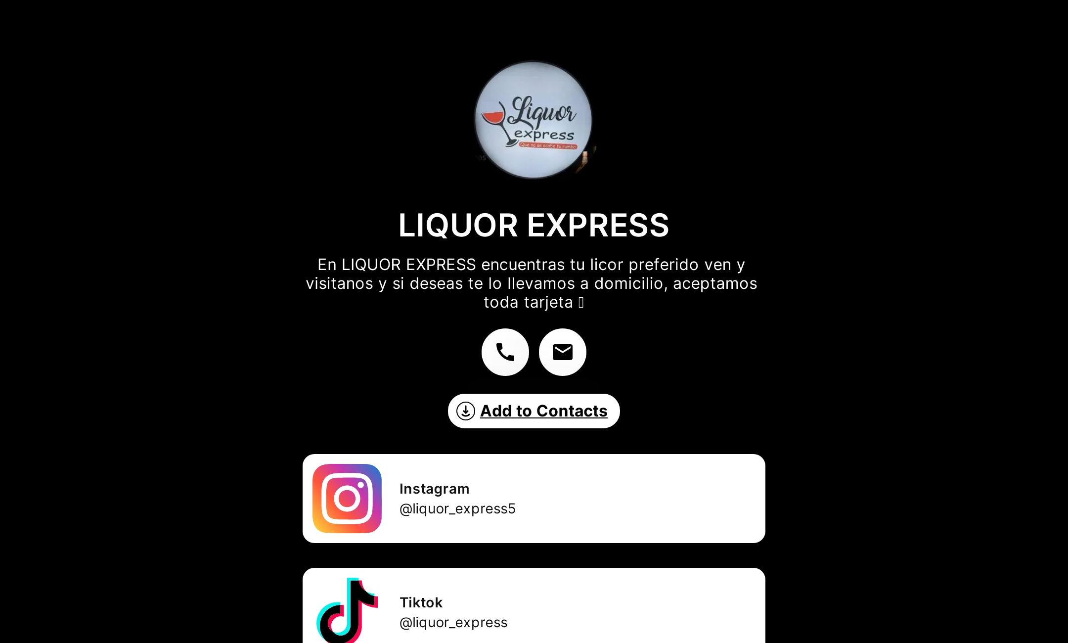LIQUOR EXPRESS 's Flowpage