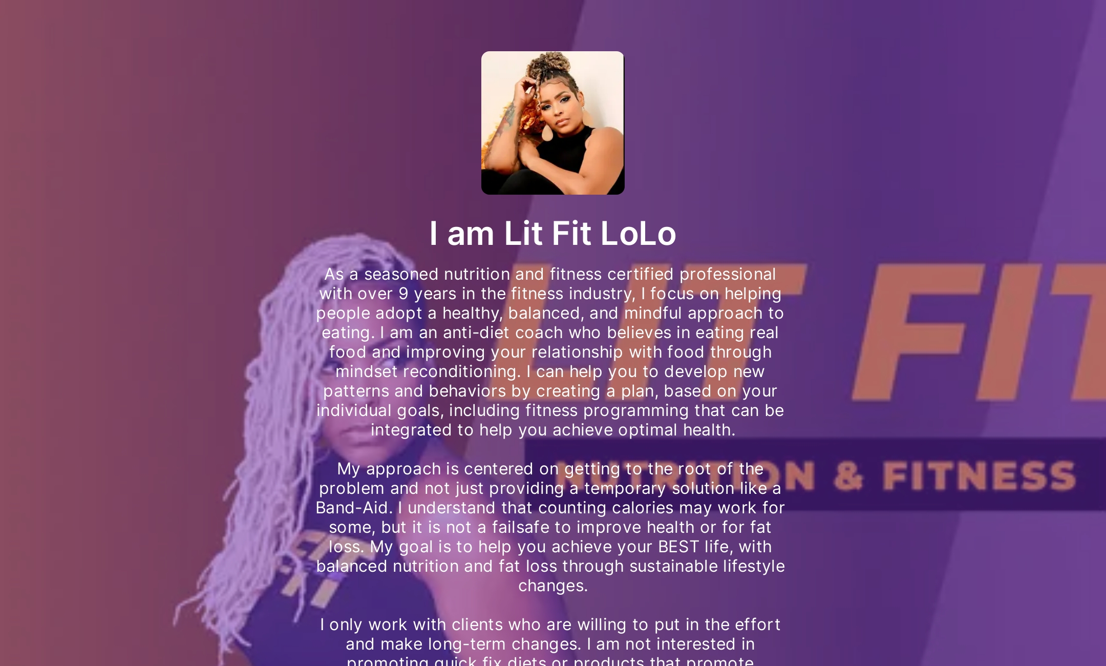 I am Lit Fit LoLo's Flowpage