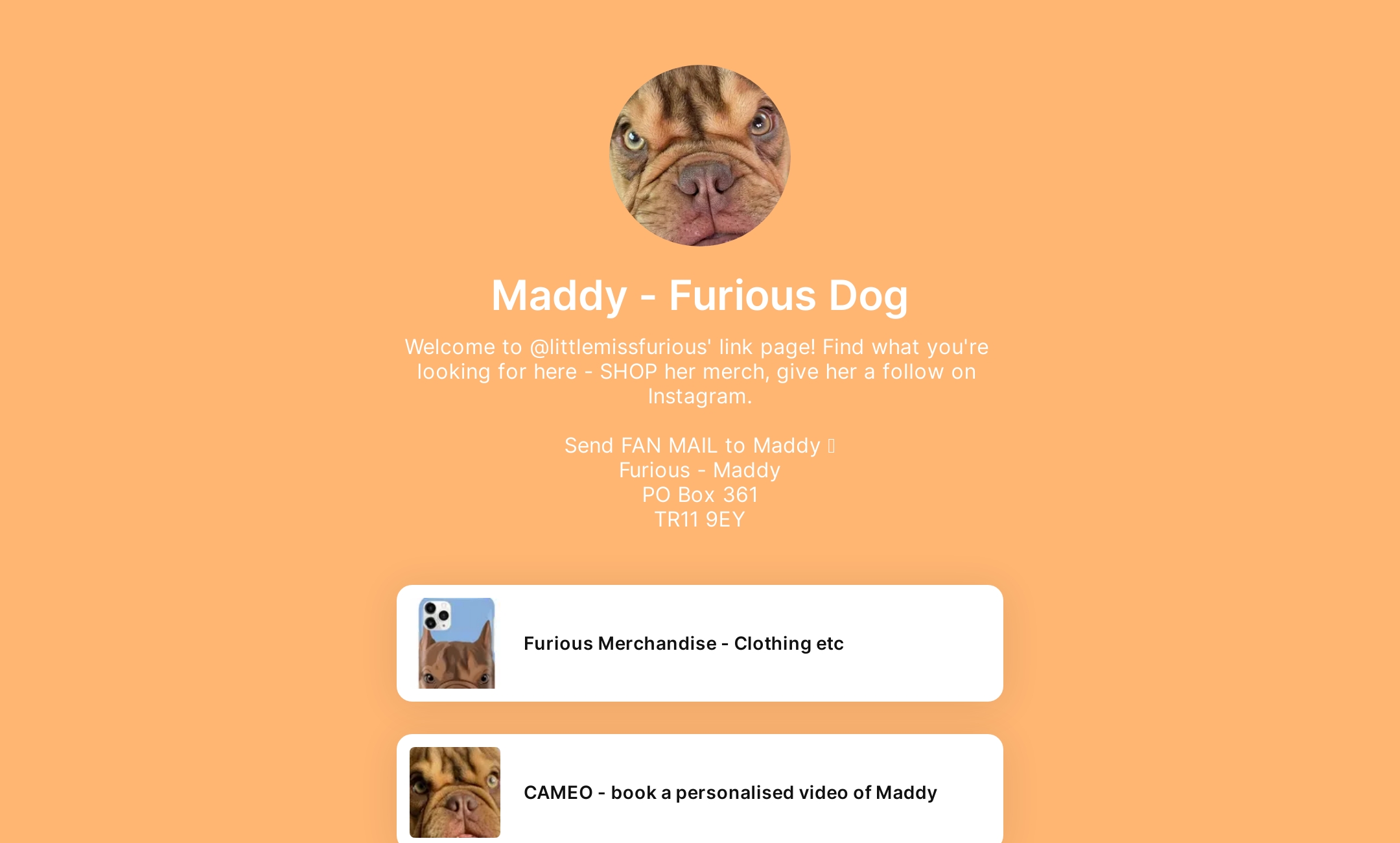 Maddy - Furious Dog's Flowpage