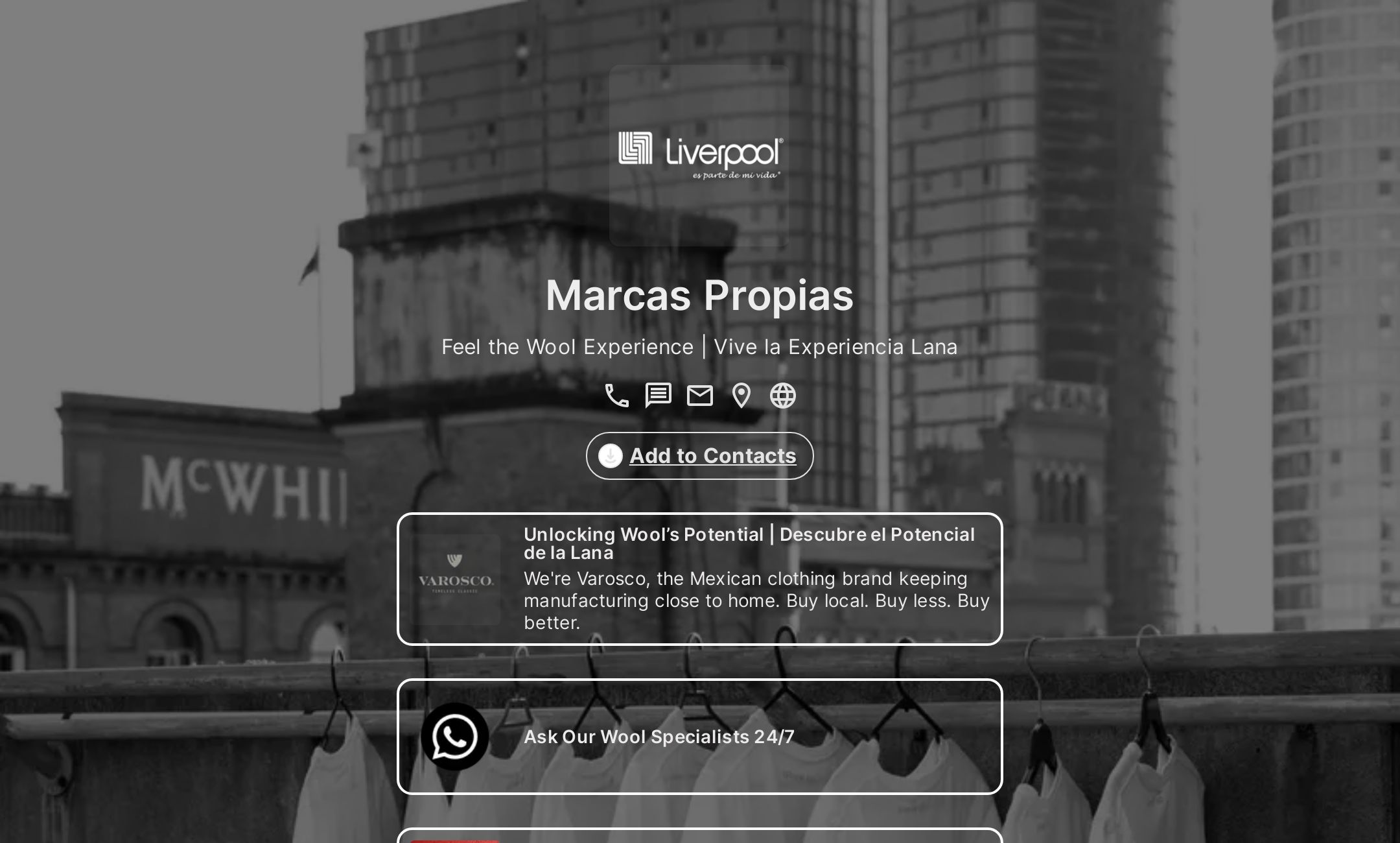 Liverpool Varosco Guide Line Wool