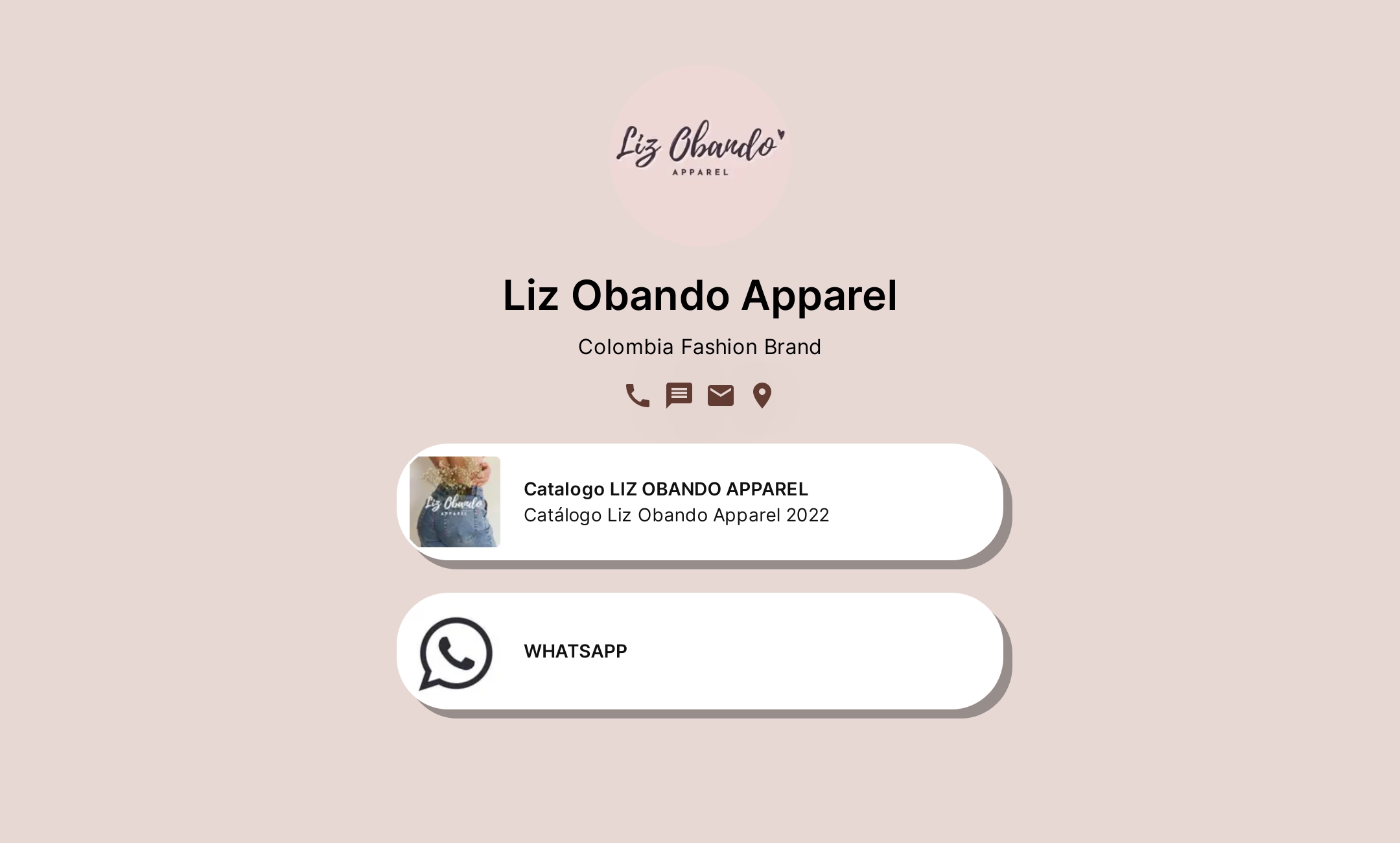 Liz Obando Apparel's Flowpage