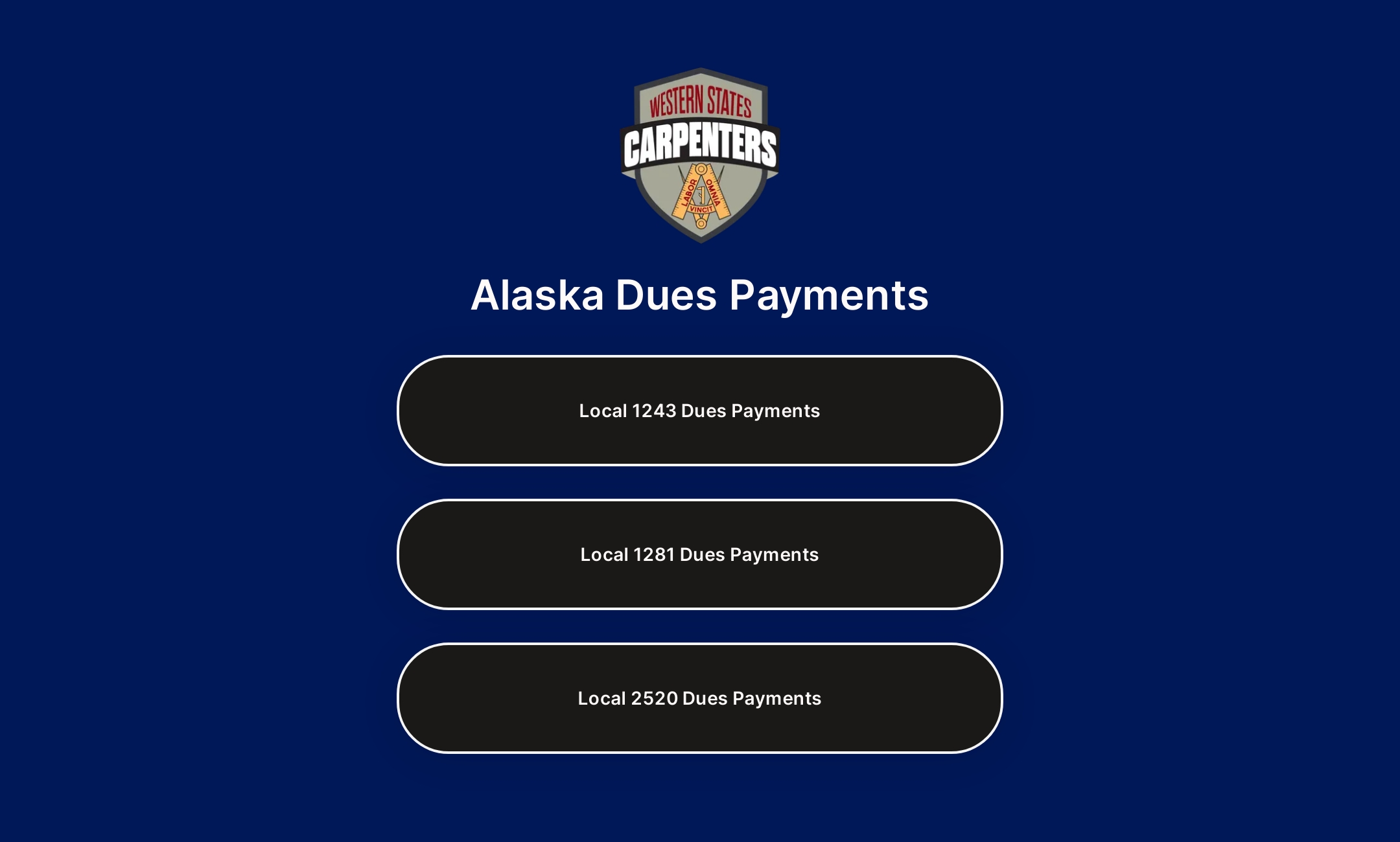 Alaska Dues Payments' Flowpage