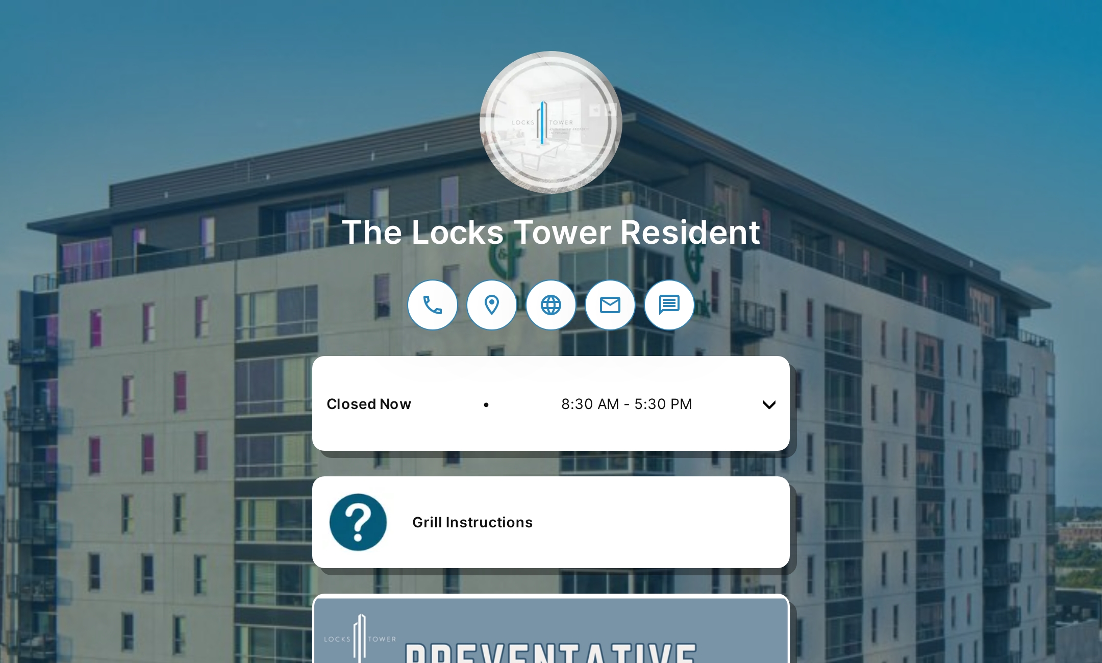 The Locks Tower Resident 's Flowpage