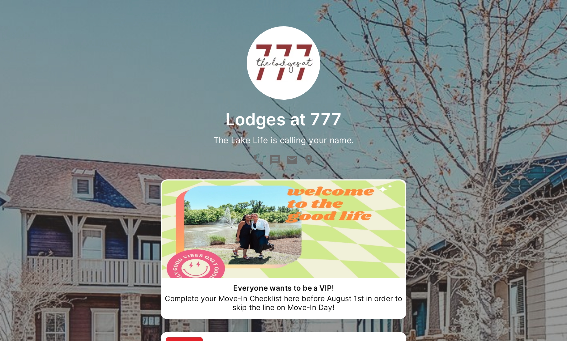 Lodges at 777's Flowpage