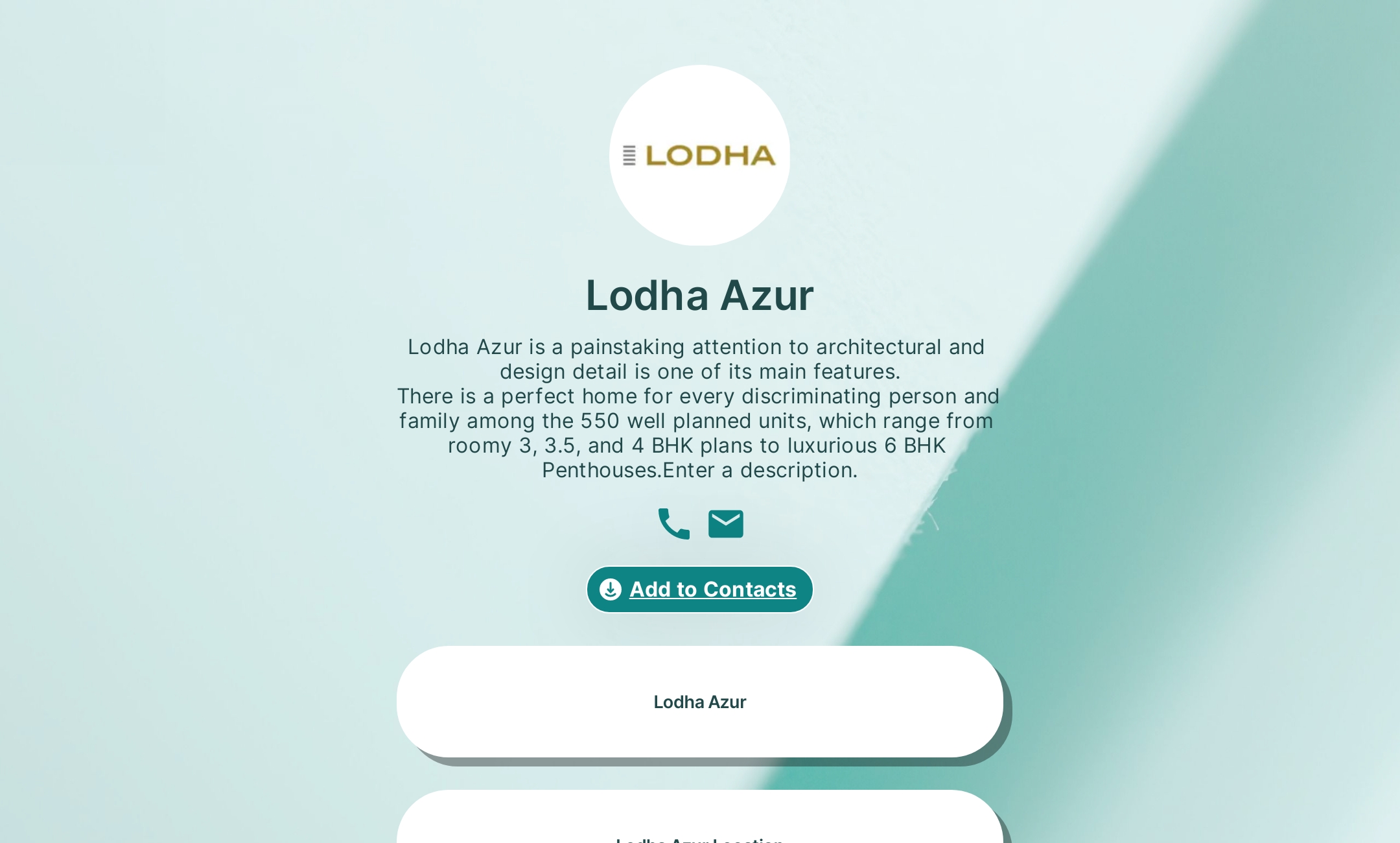 Lodha Azur 's Flowpage