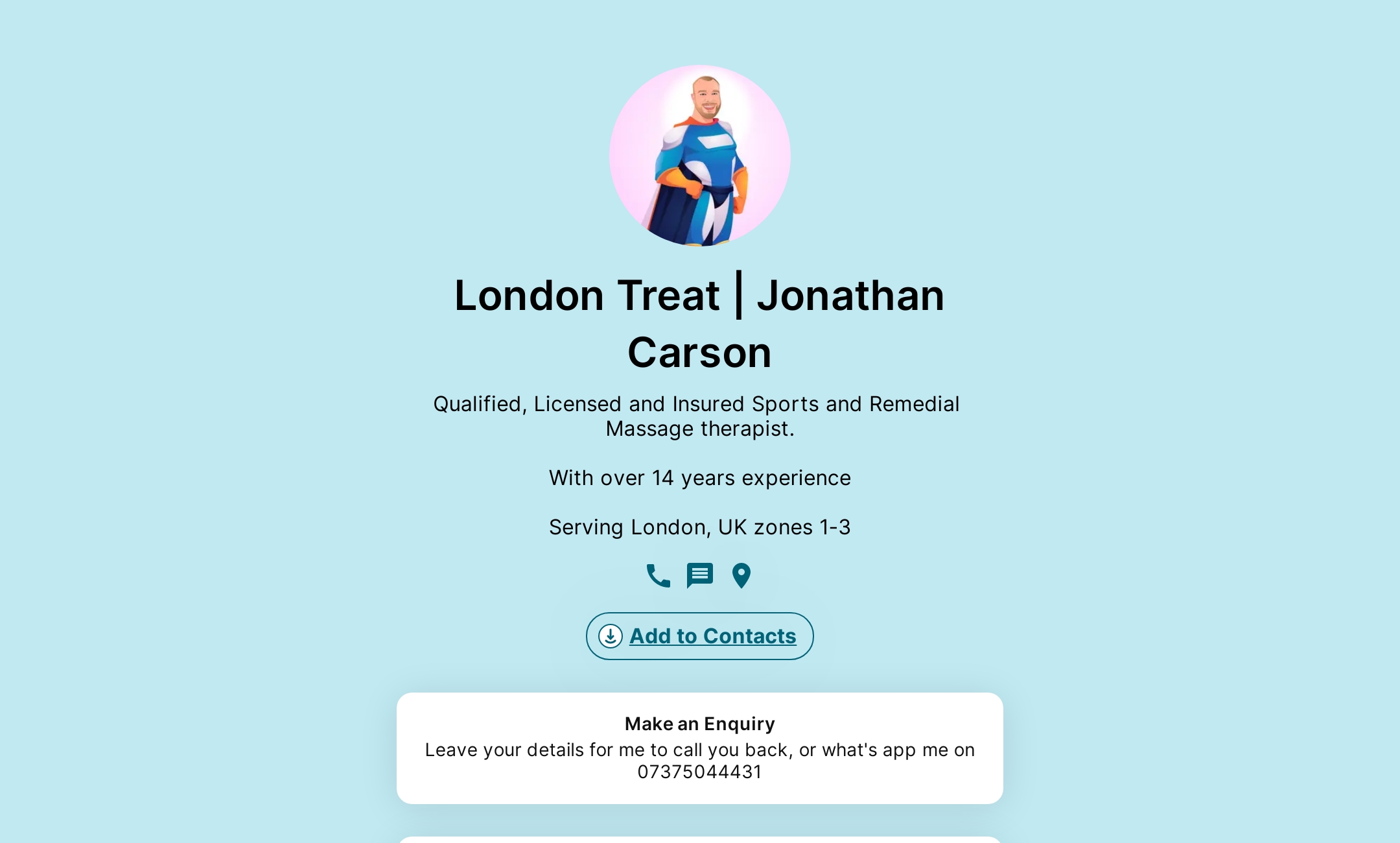 London Treat | Jonathan Carson's Flowpage