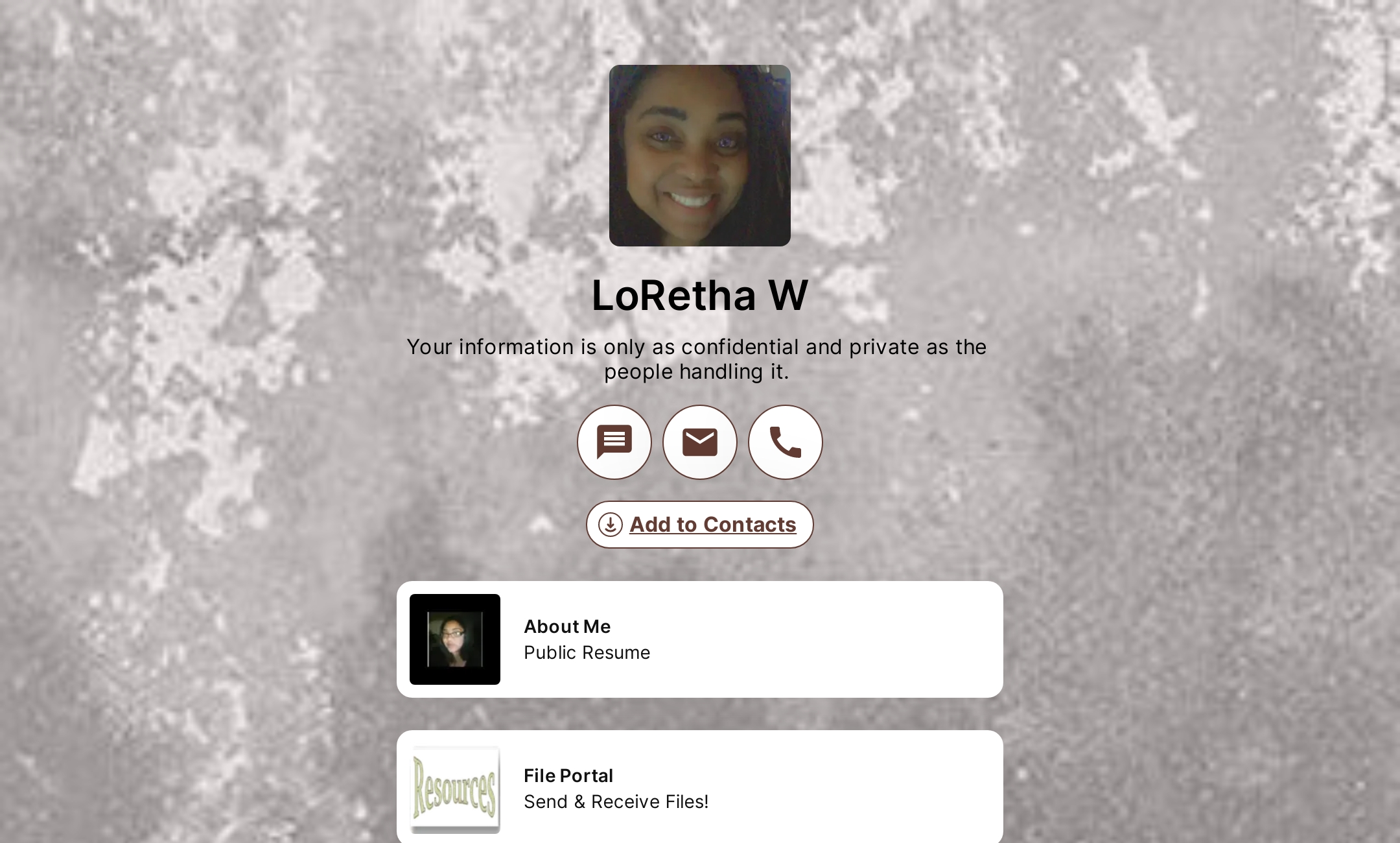 LoRetha W's Flowpage