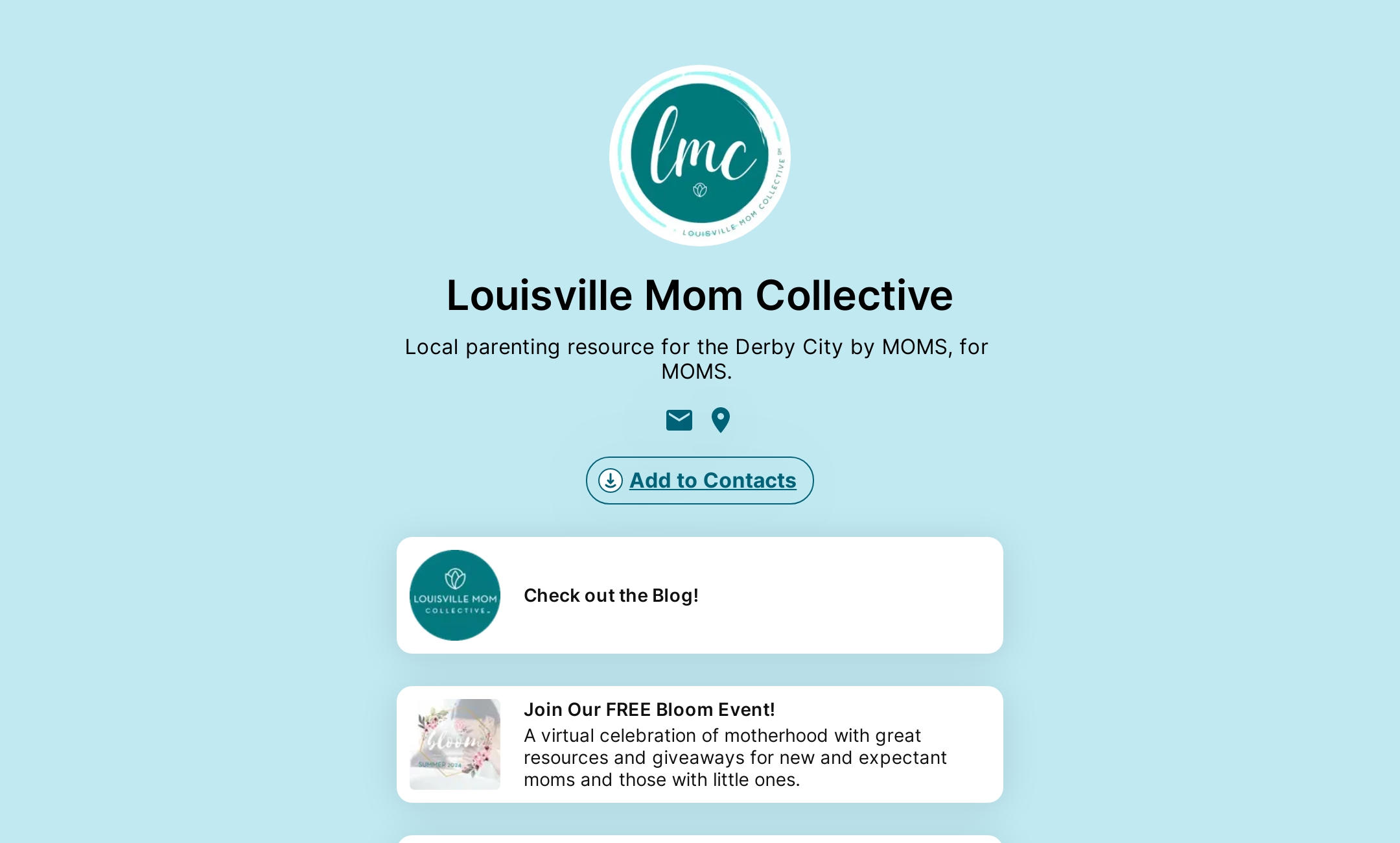 Louisville Mom Collective's Flowpage