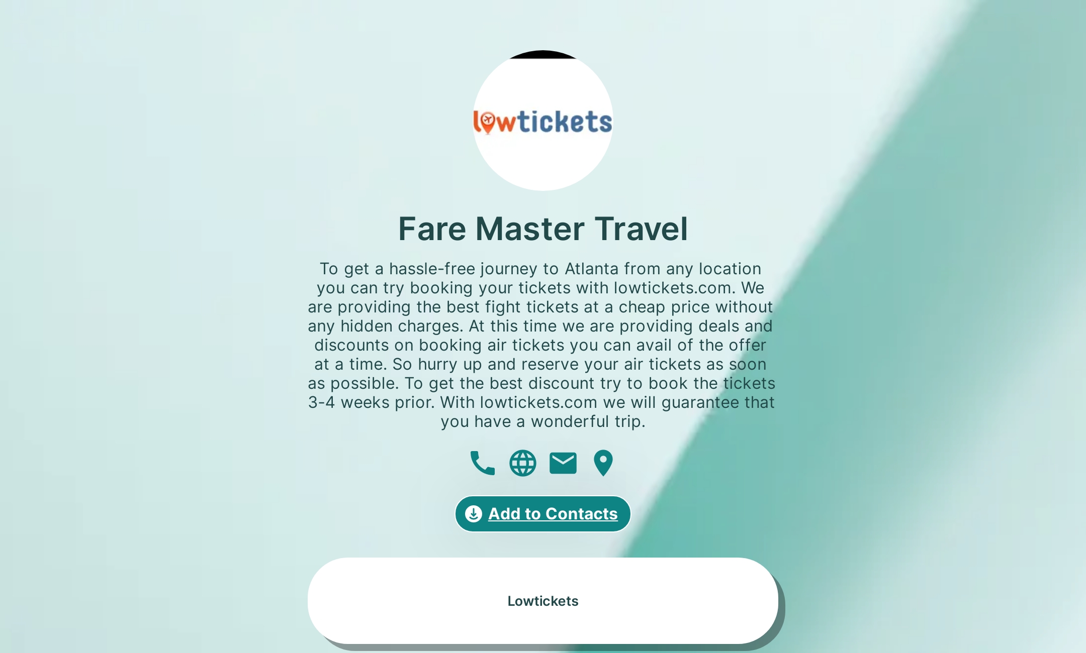 Fare Master Travel's Flowpage