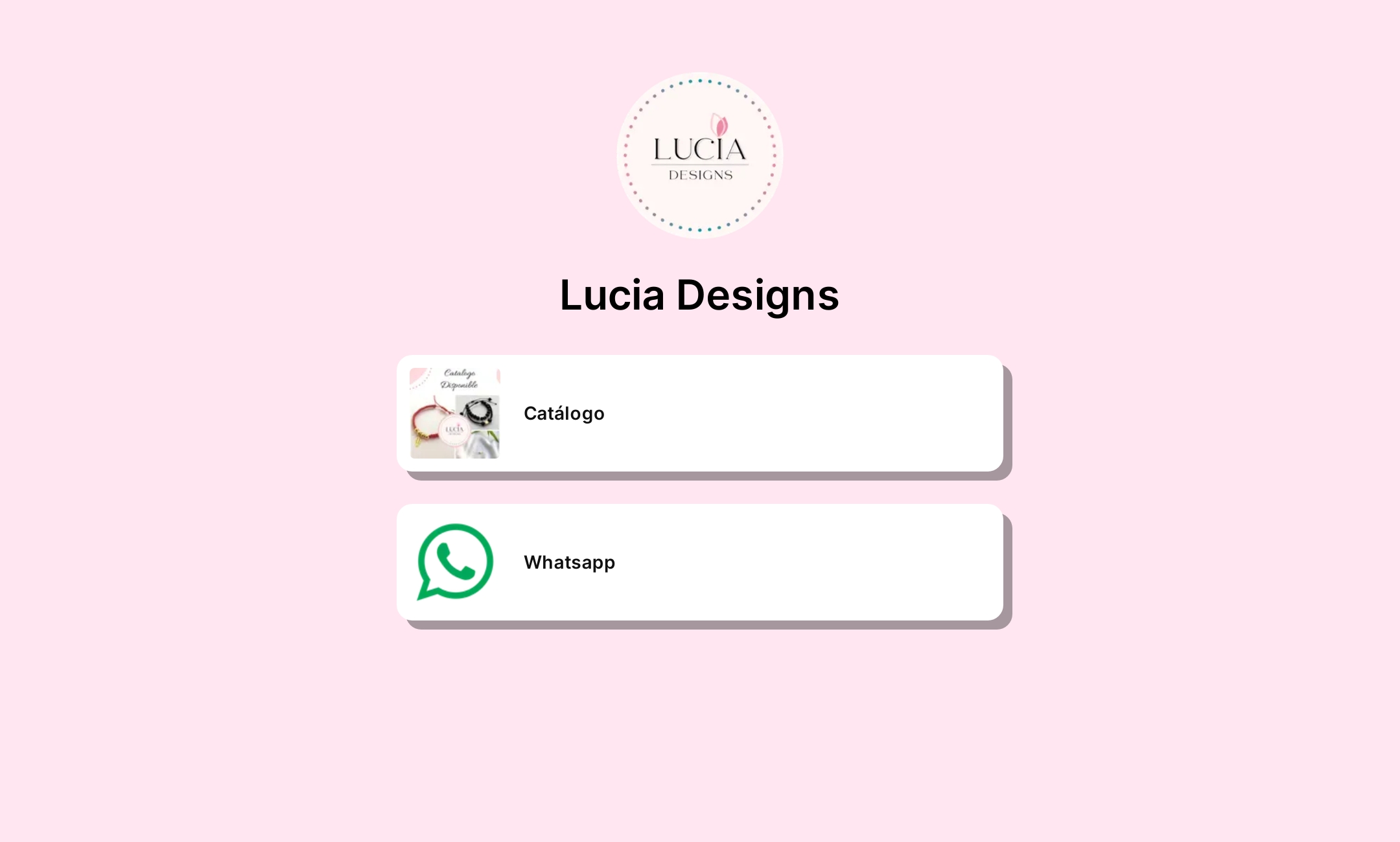 Lucia Designs' Flowpage