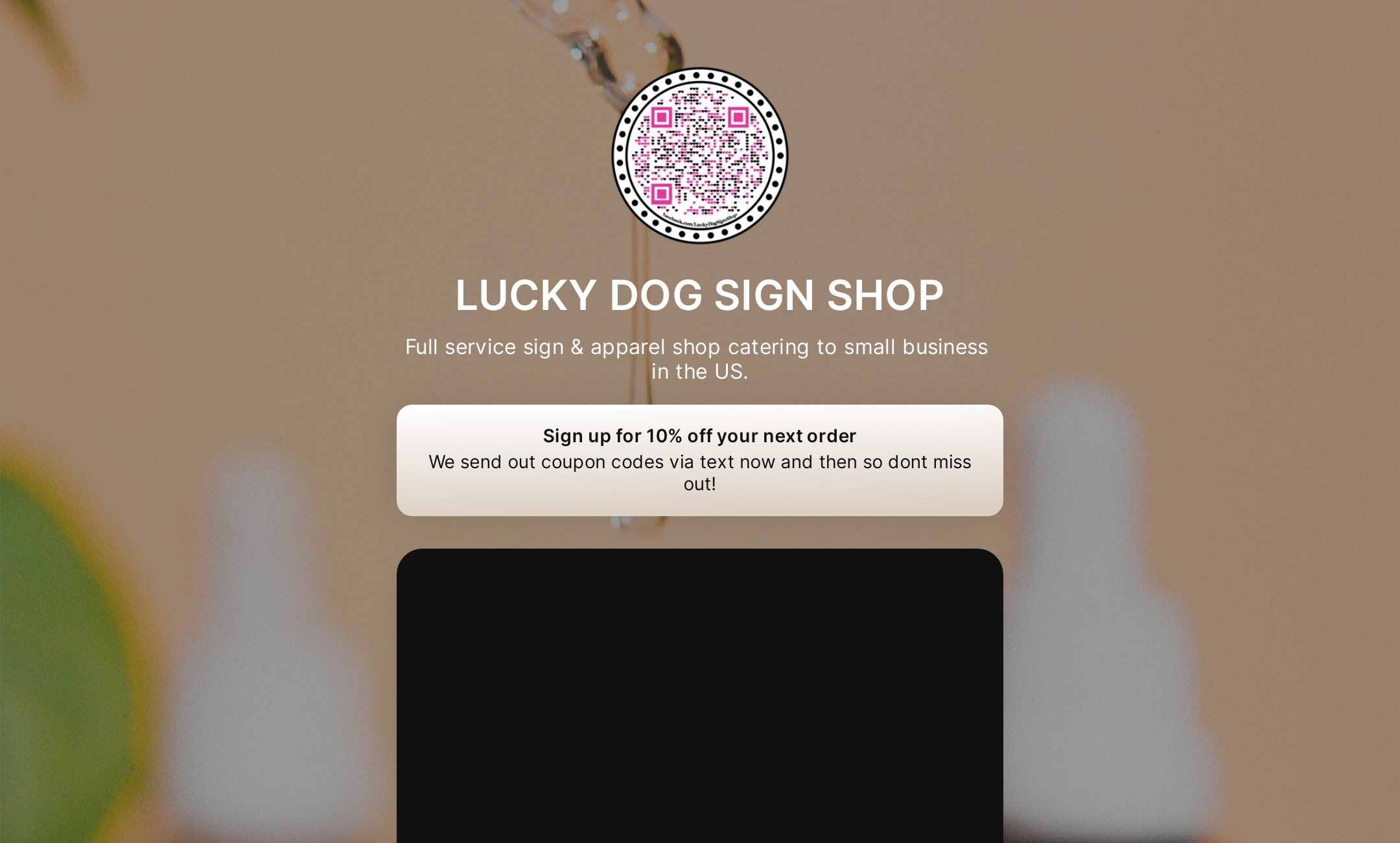 LUCKY DOG SIGN SHOP's Flowpage