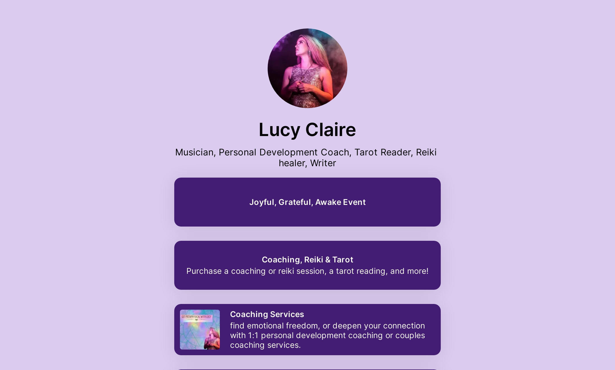Lucy Claire's Flowpage