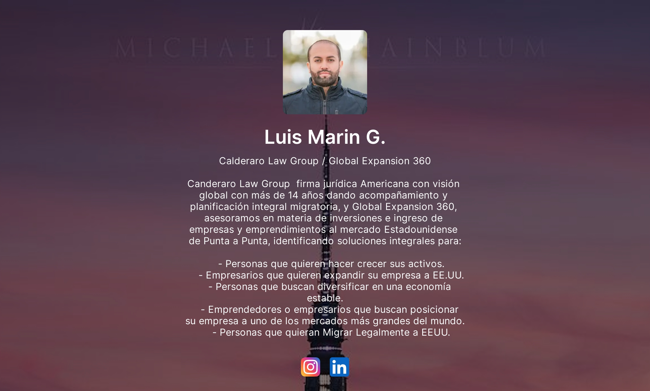 Luis Marin G.'s Flowpage