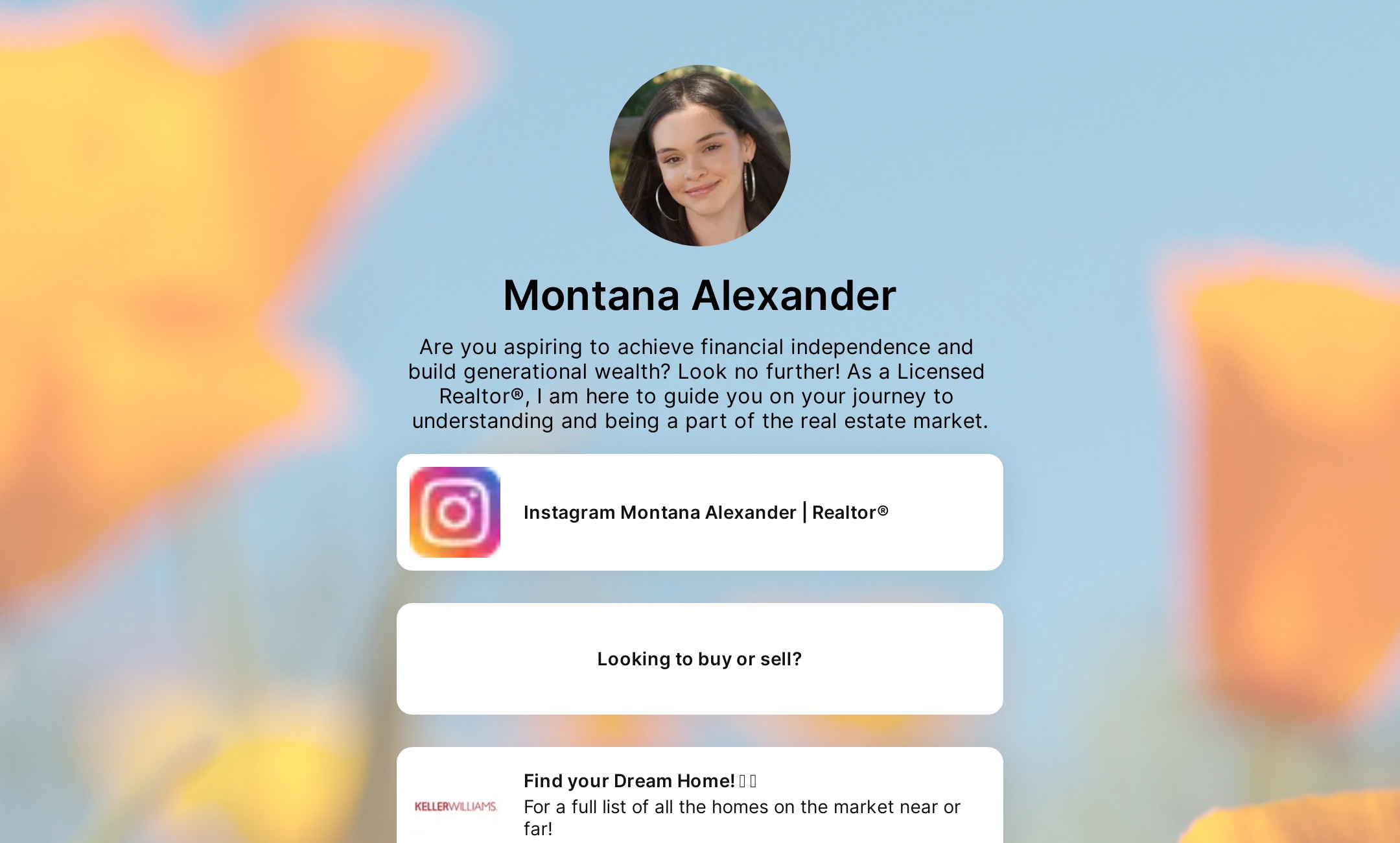 Montana Alexander's Flowpage