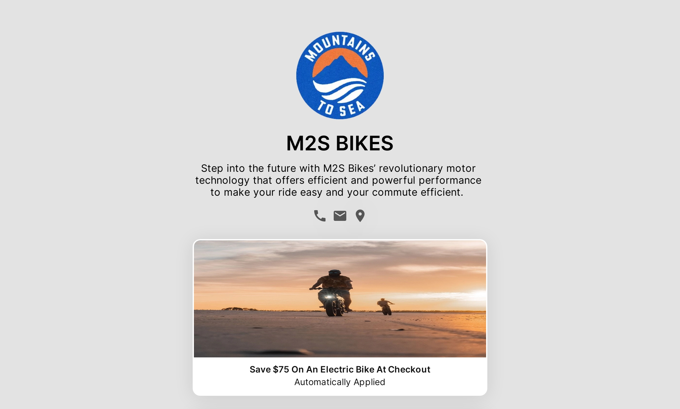 M2S BIKES's Flowpage
