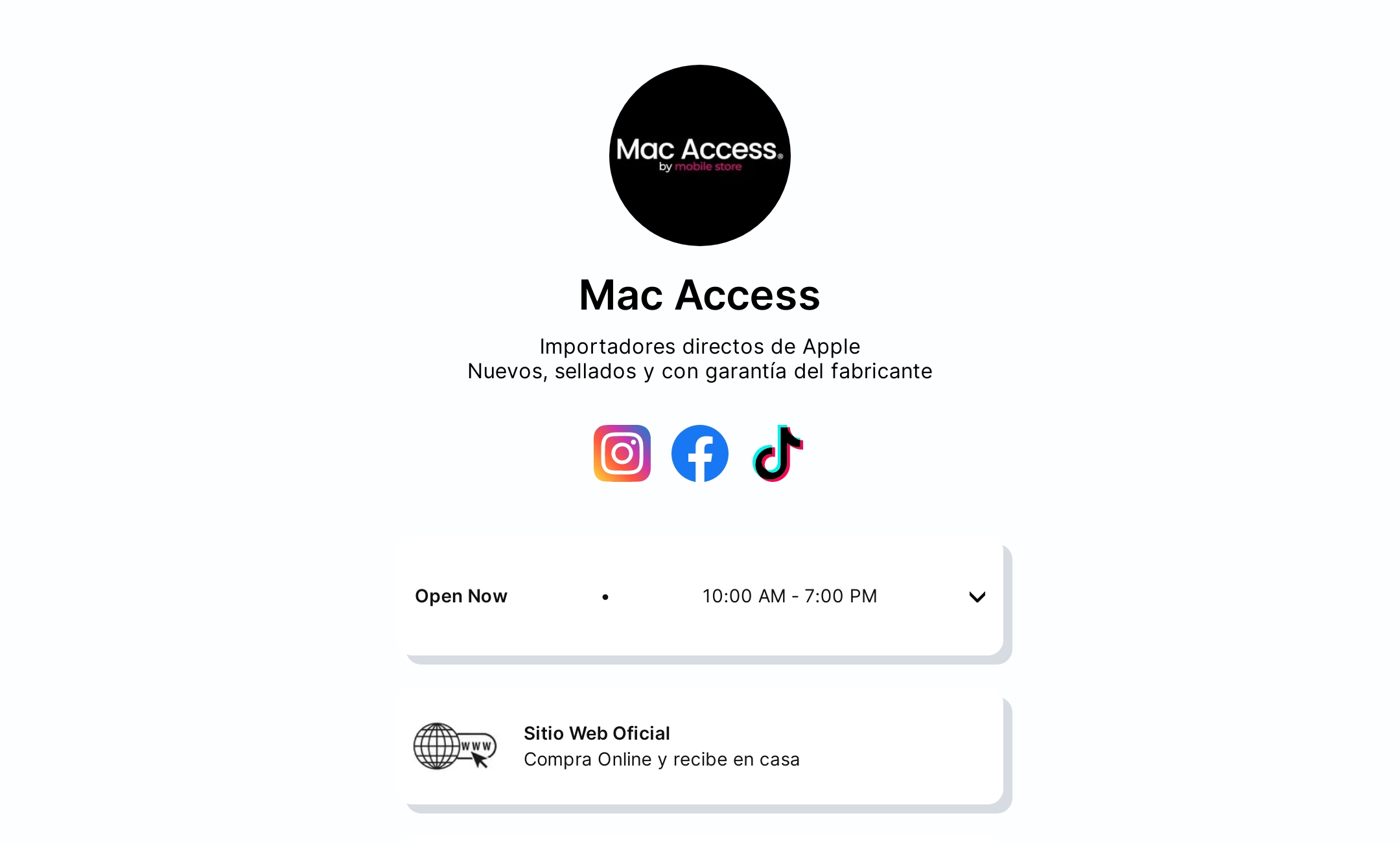 Mac Access 's Flowpage