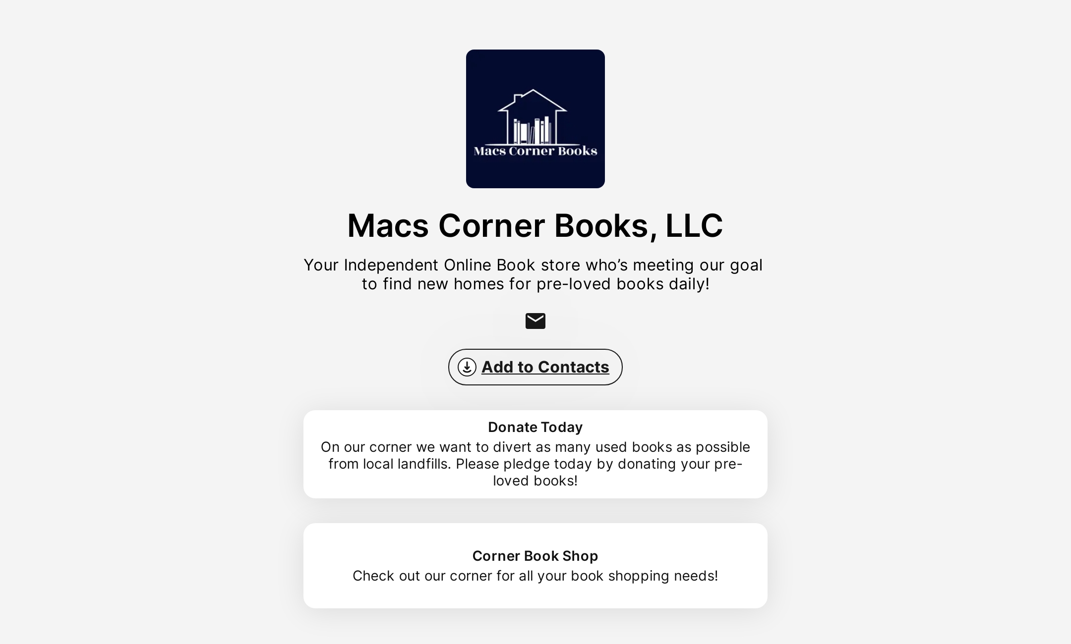 Macs Corner Books, LLC's Flowpage