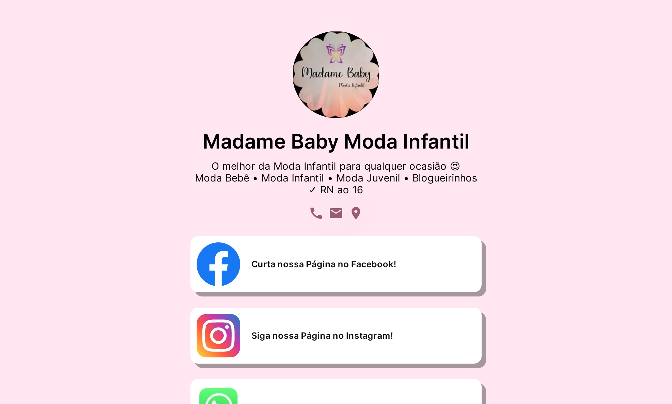 Madame Baby Moda Infantil's Flowpage