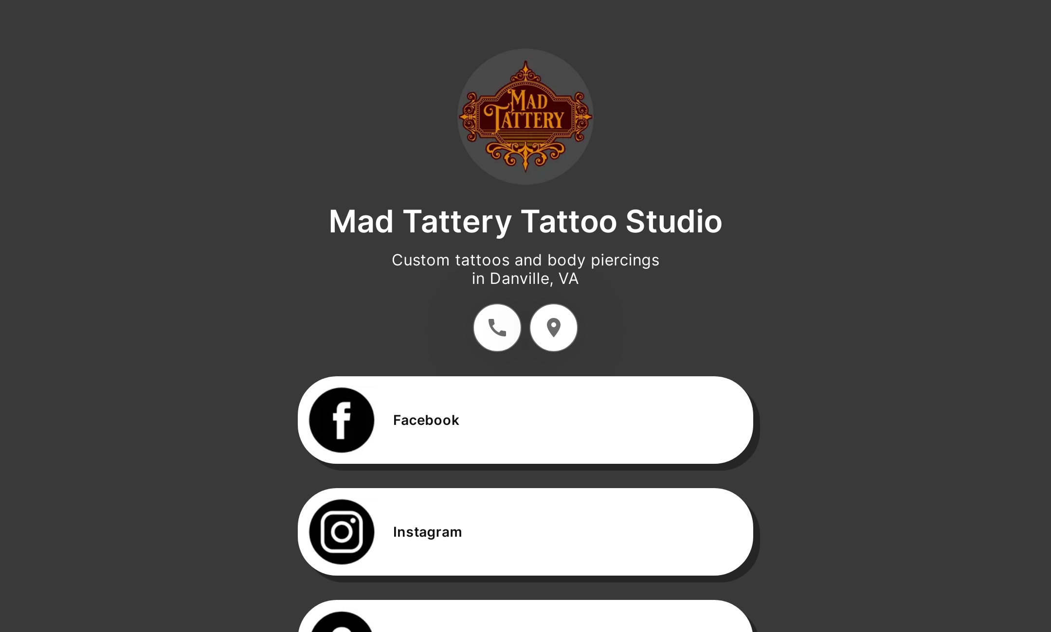 Mad Tattery Tattoo Studio's Flowpage