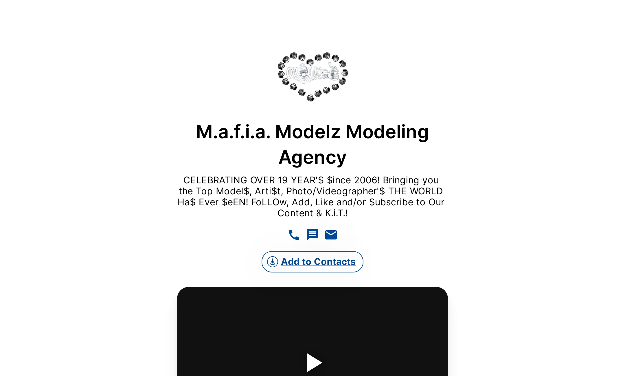 M.a.f.i.a. Modelz Modeling Agency's Flowpage