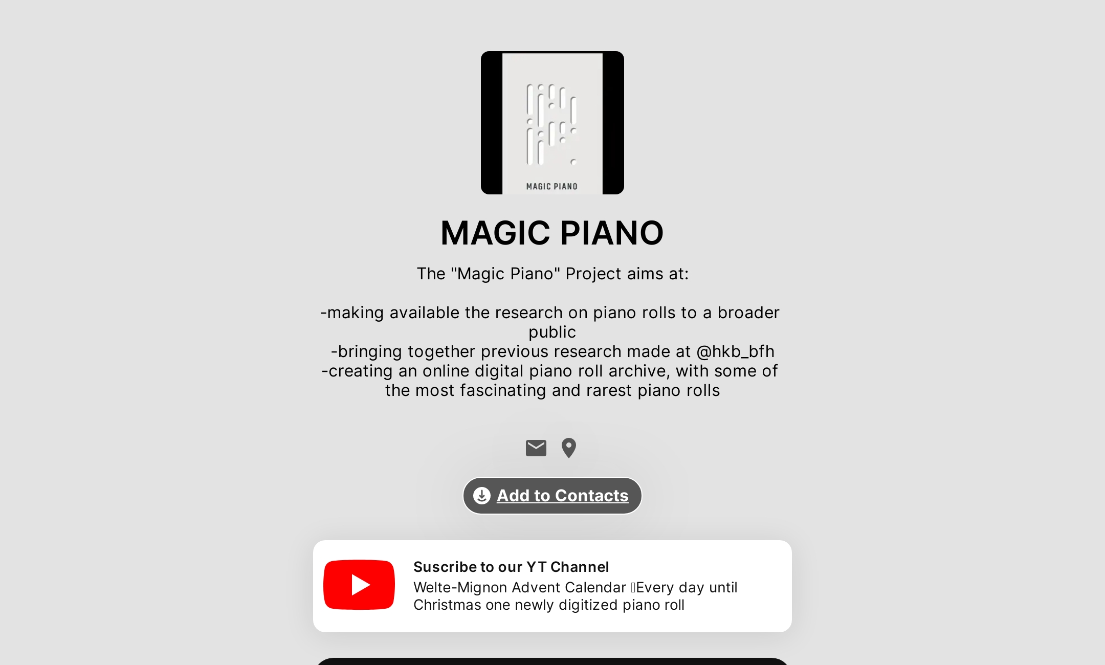 MAGIC PIANO's Flowpage