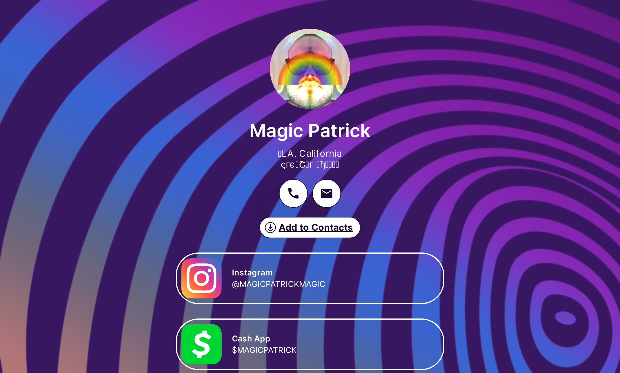 Magic Patrick's Flowpage