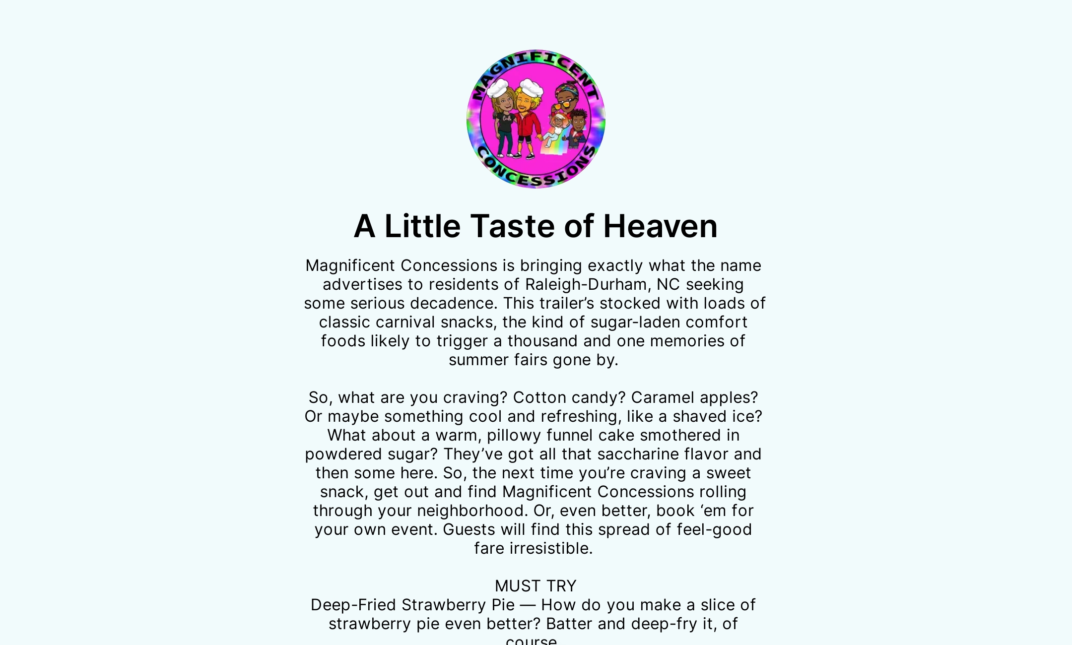 A Little Taste of Heaven's Flowpage