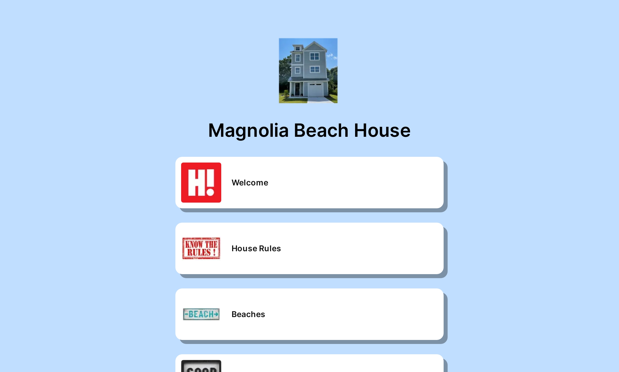 Magnolia Beach House's Flowpage