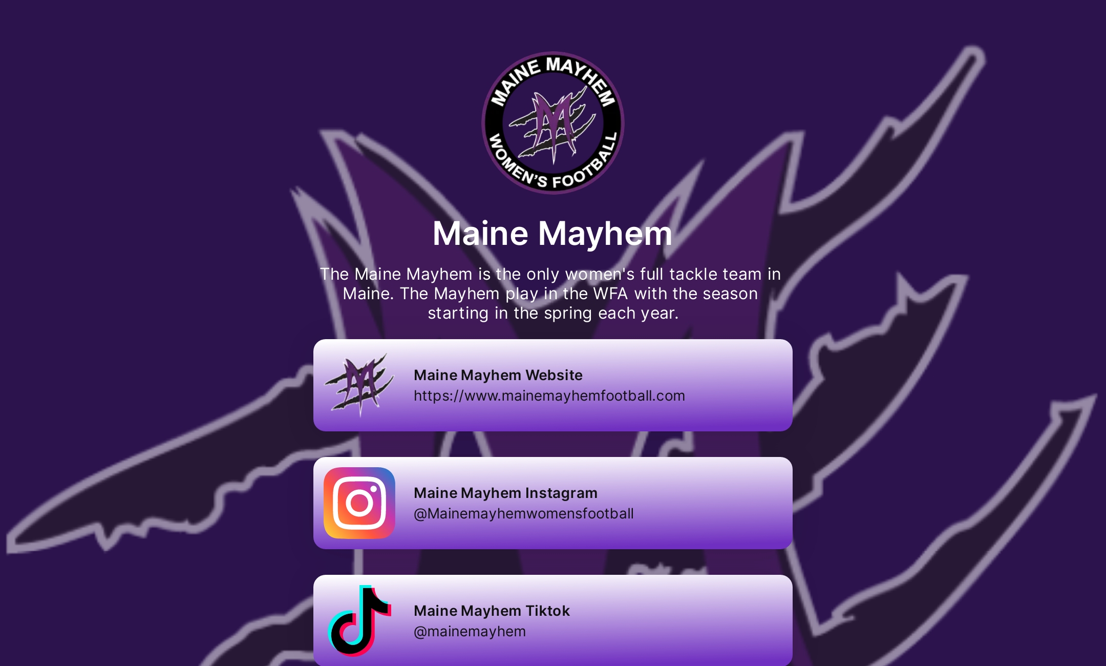 Maine Mayhem's Flowpage