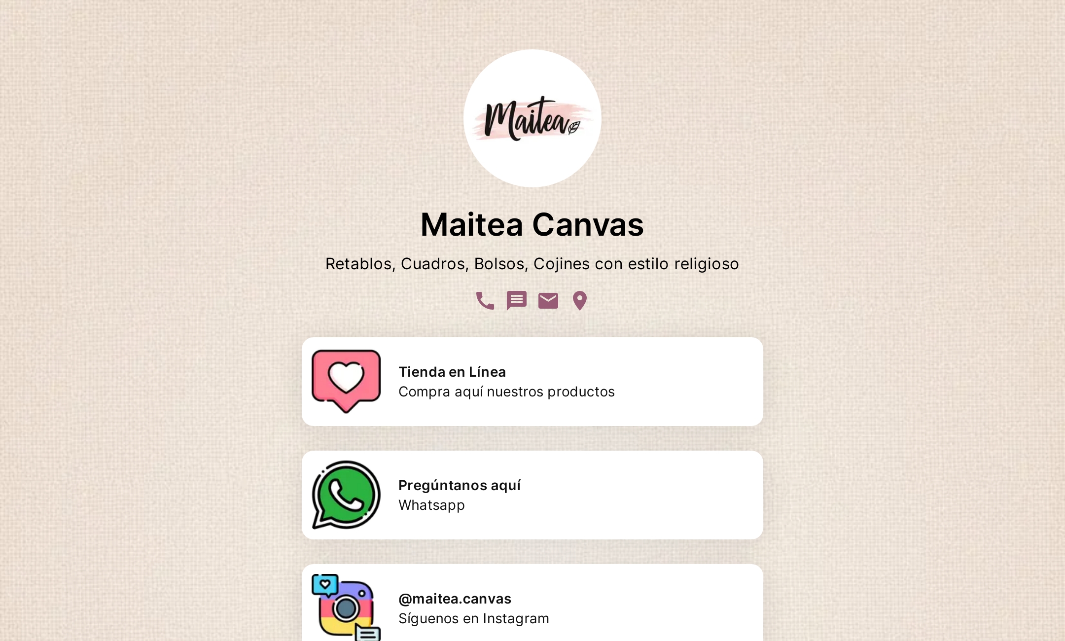 Maitea Canvas' Flowpage
