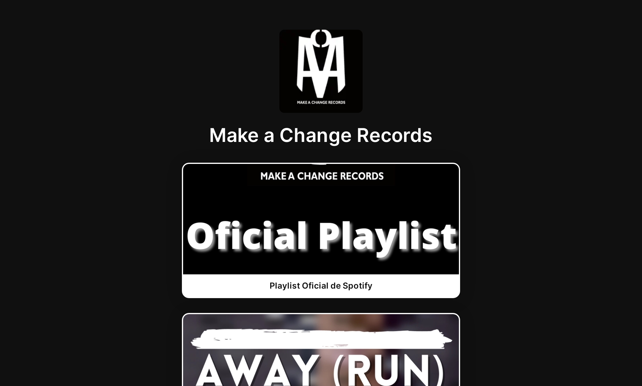 Make a Change Records' Flowpage