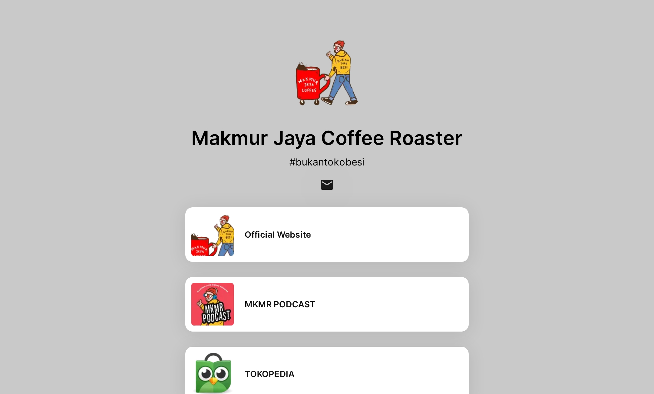 Makmur Jaya Coffee Roaster's Flowpage